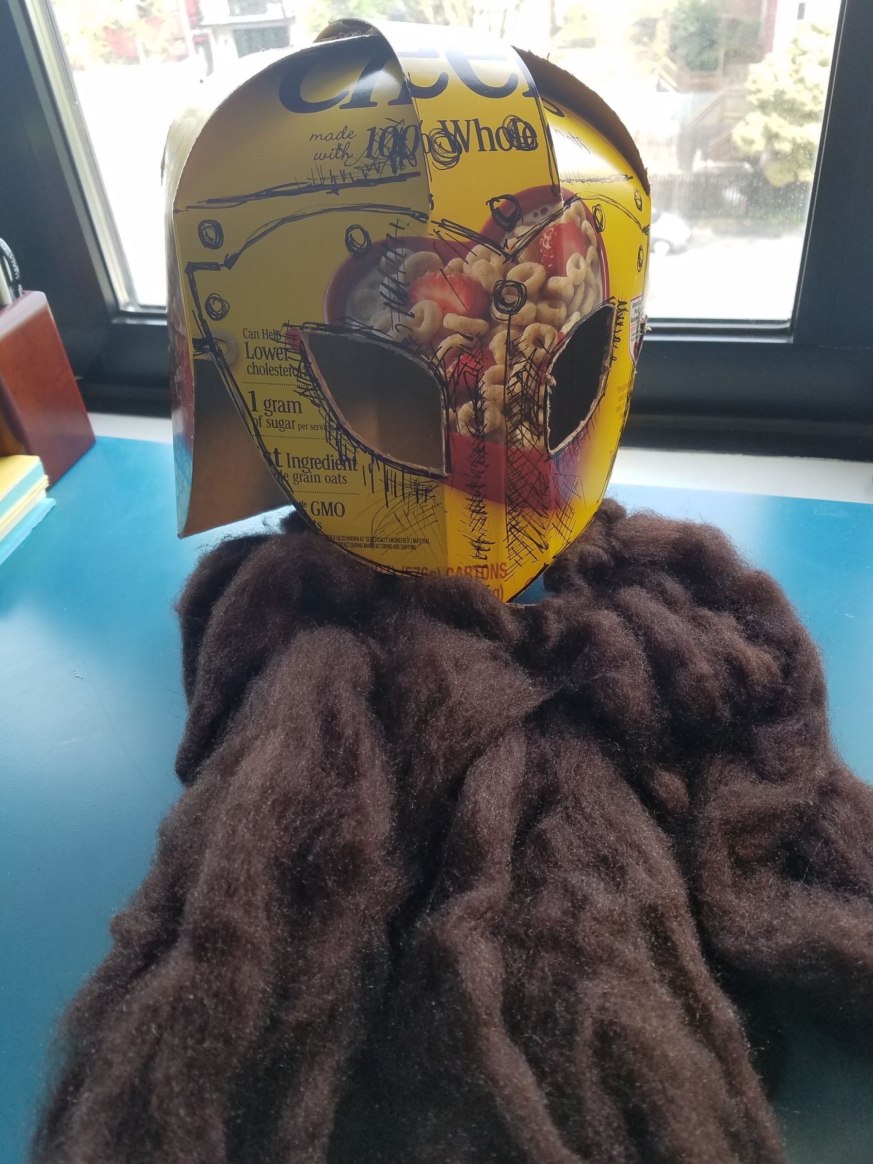 Super Simple Cereal Box Viking Helmet : 5 Steps (with Pictures ...
