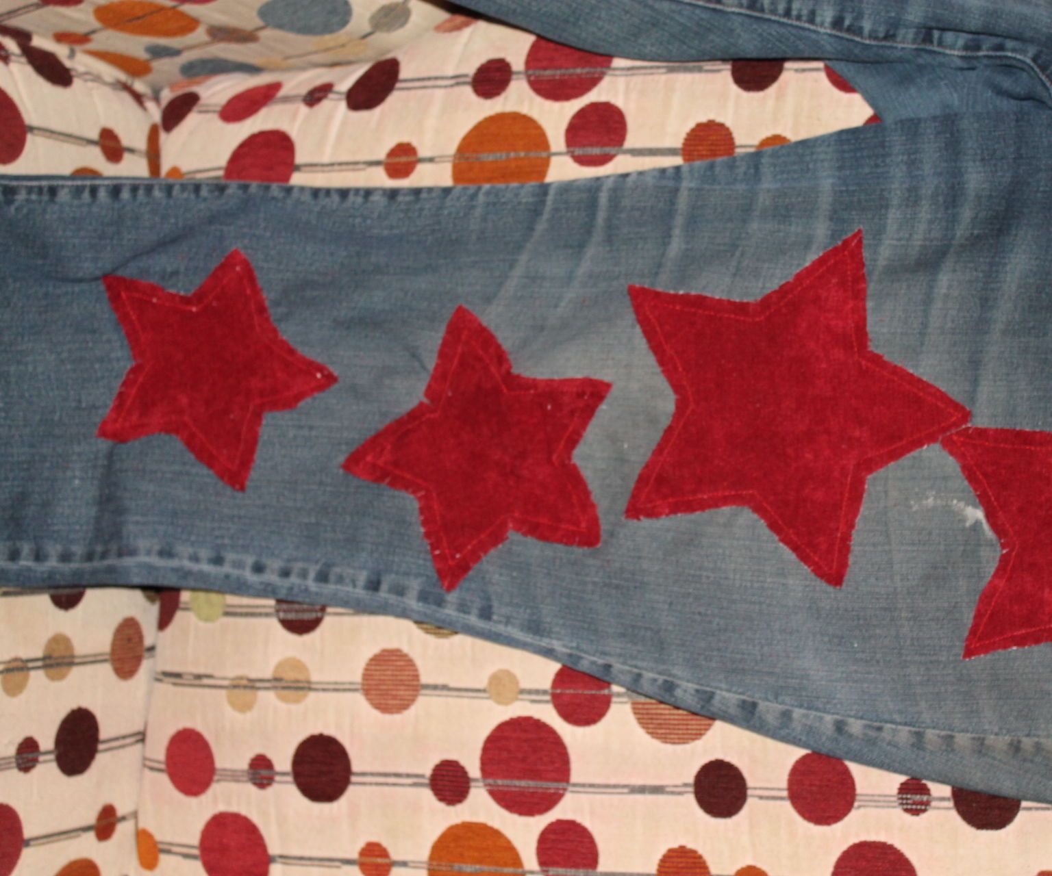 Patch Your Jeans With Fabric Stars : 7 Steps - Instructables