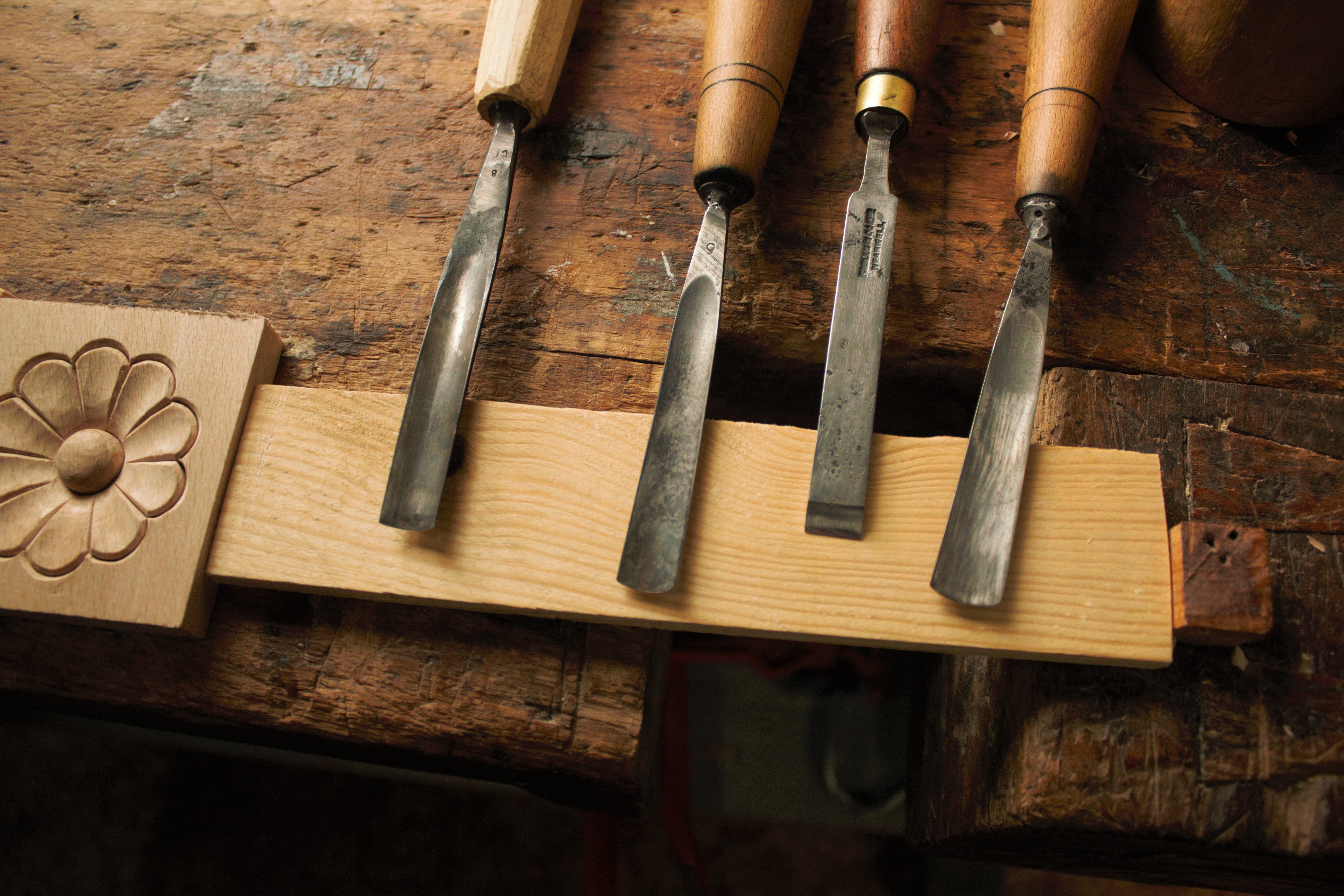 Simple Wood Carving - Flower (rosette) : 5 Steps (with Pictures ...