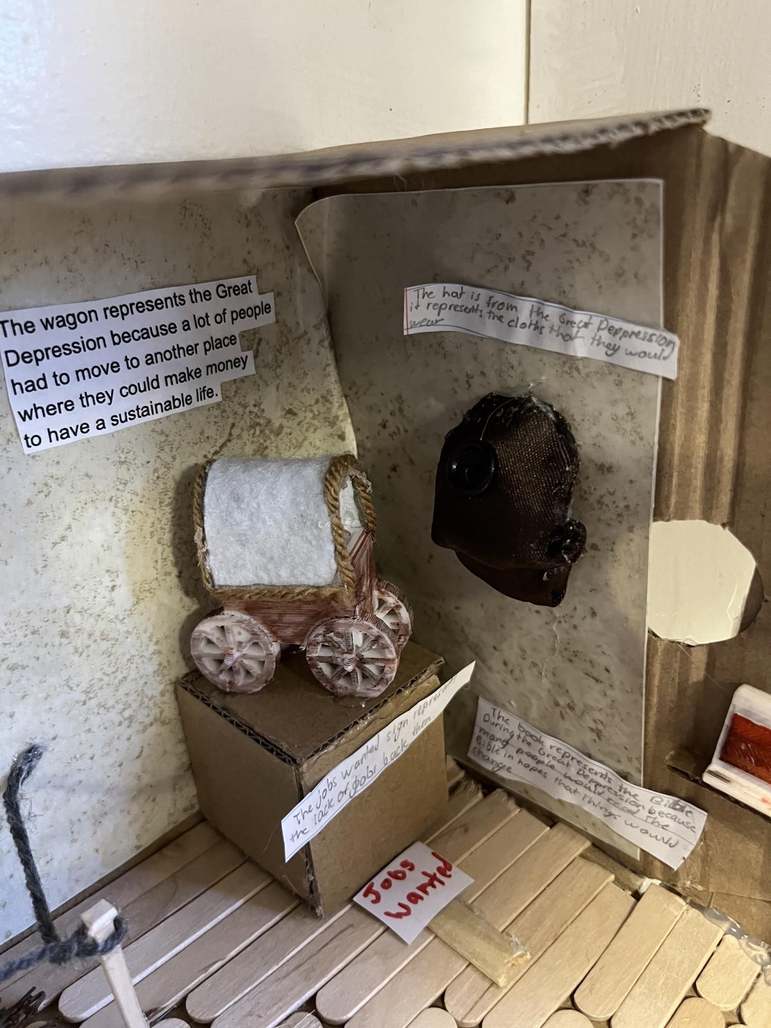 3D Printed Museum Diorama - the Great Depression (ELA) : 8 Steps (with ...