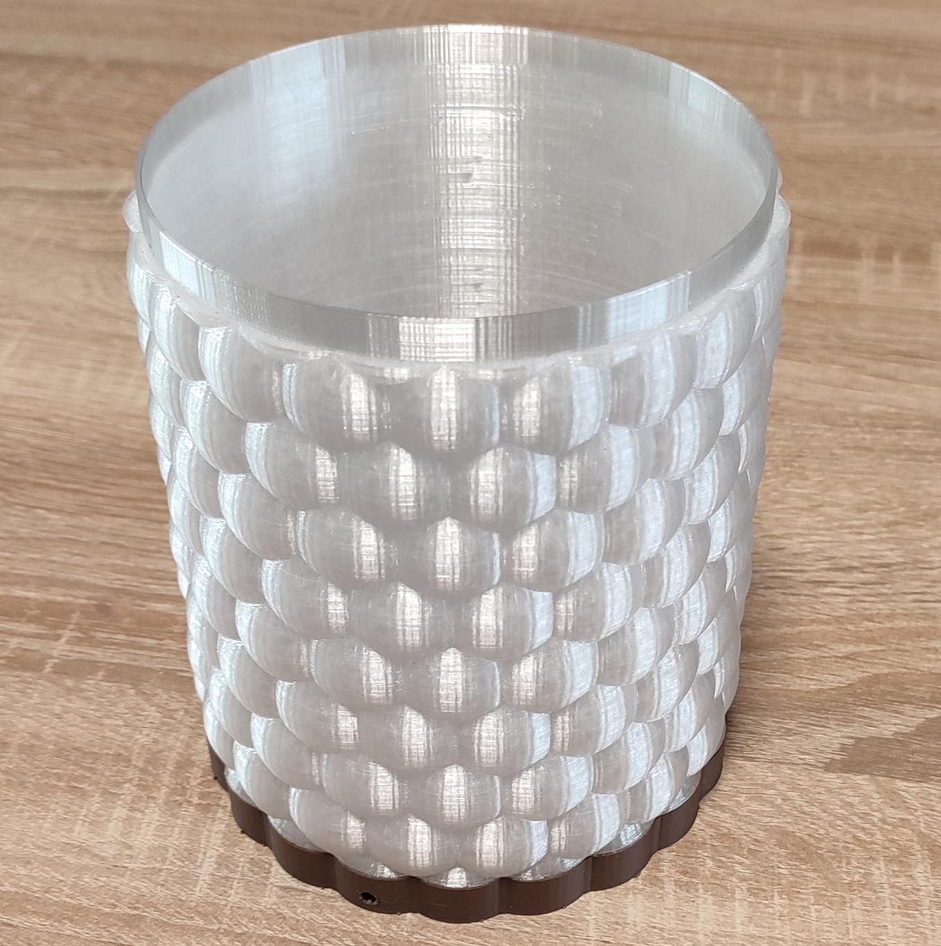An Eye-Catching 3D Printed Hexagonal Cells LED Lamp : 4 Steps (with ...