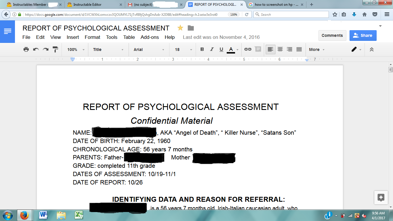How to Create a Psychological Profile : 7 Steps - Instructables