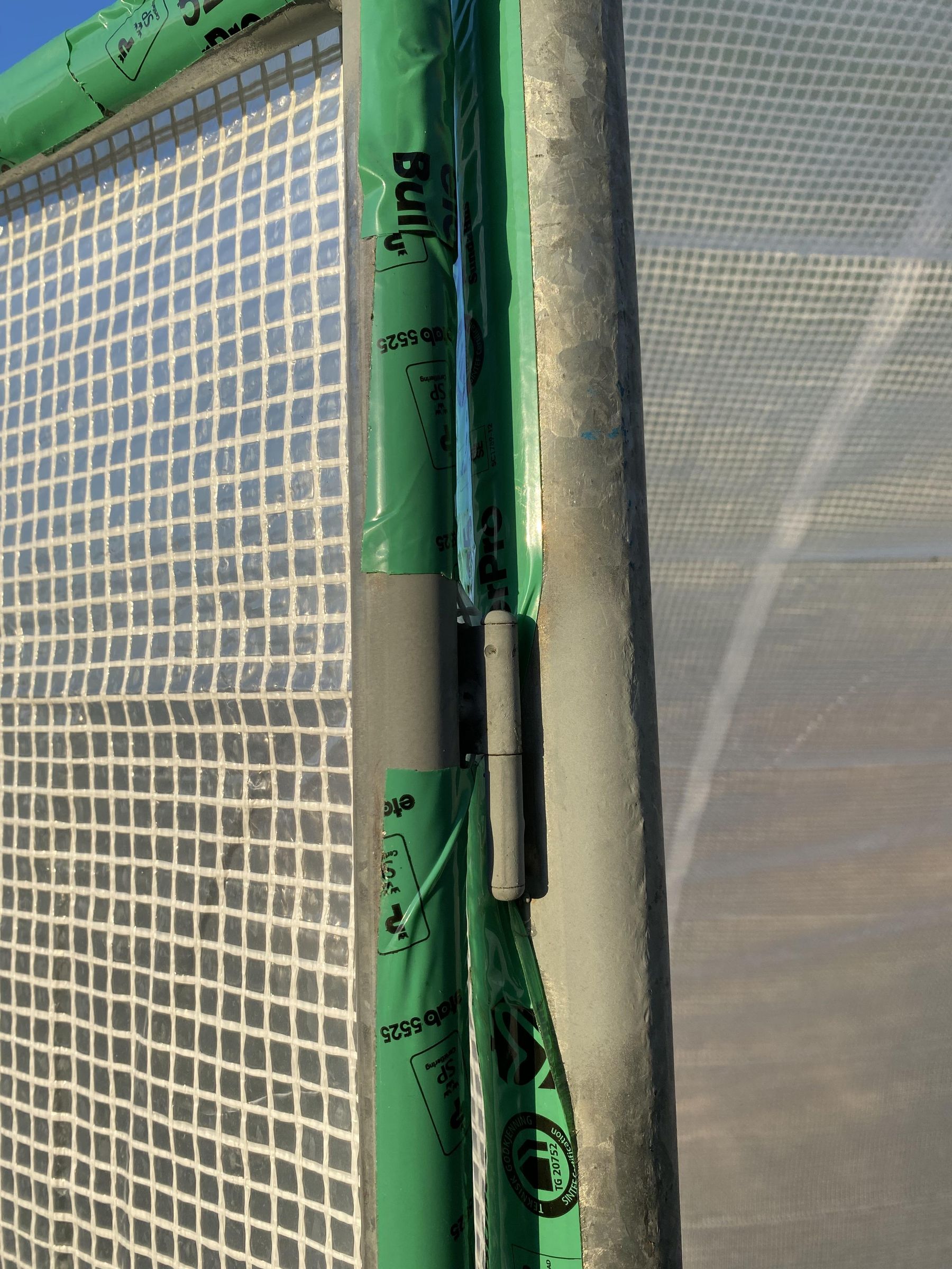 Make a Tunnel Greenhouse From Old Trampolines : 5 Steps (with Pictures ...