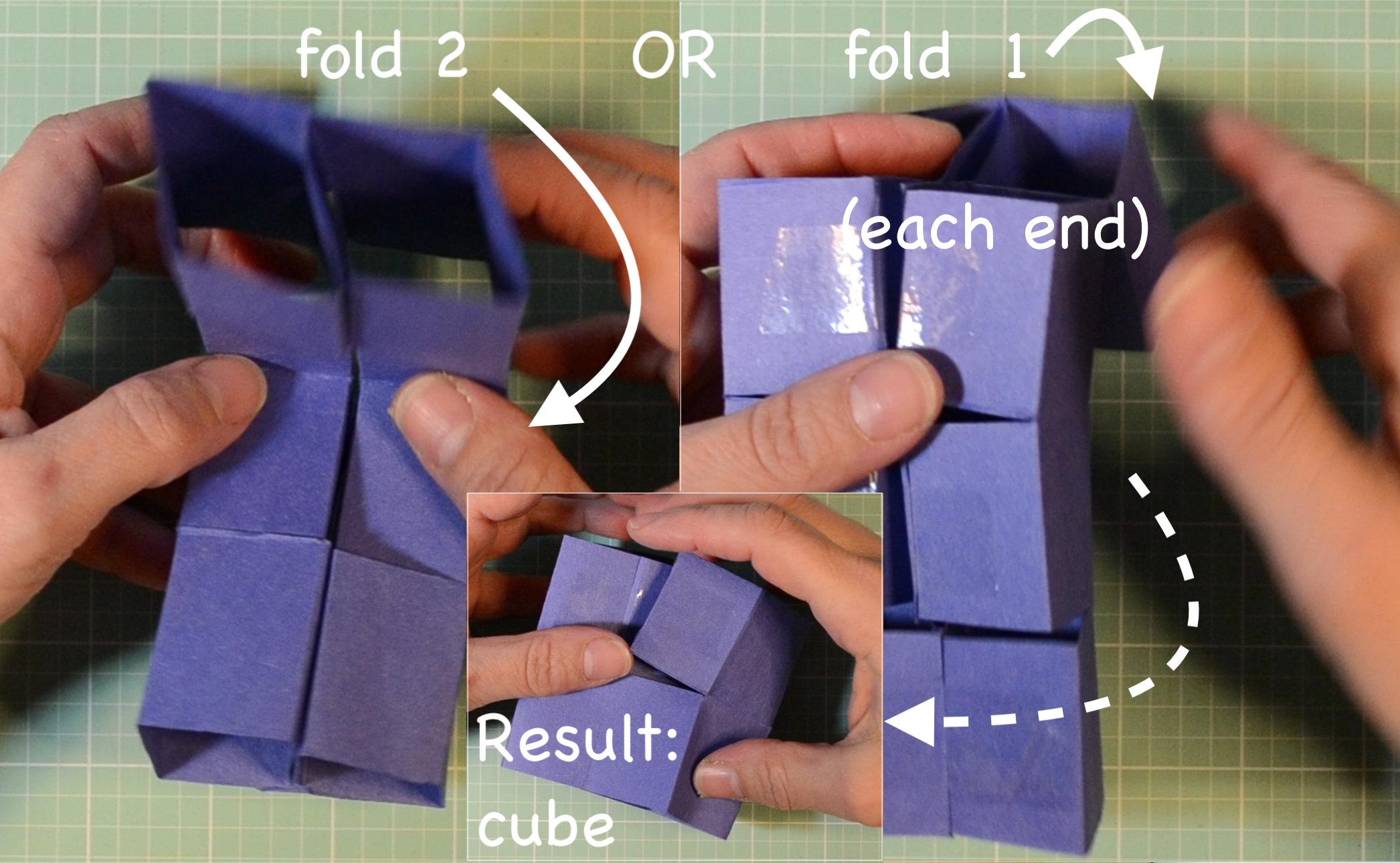Transformer / Paper Infinity Cube (Tubes) - No Origami Boxes! : 12 ...
