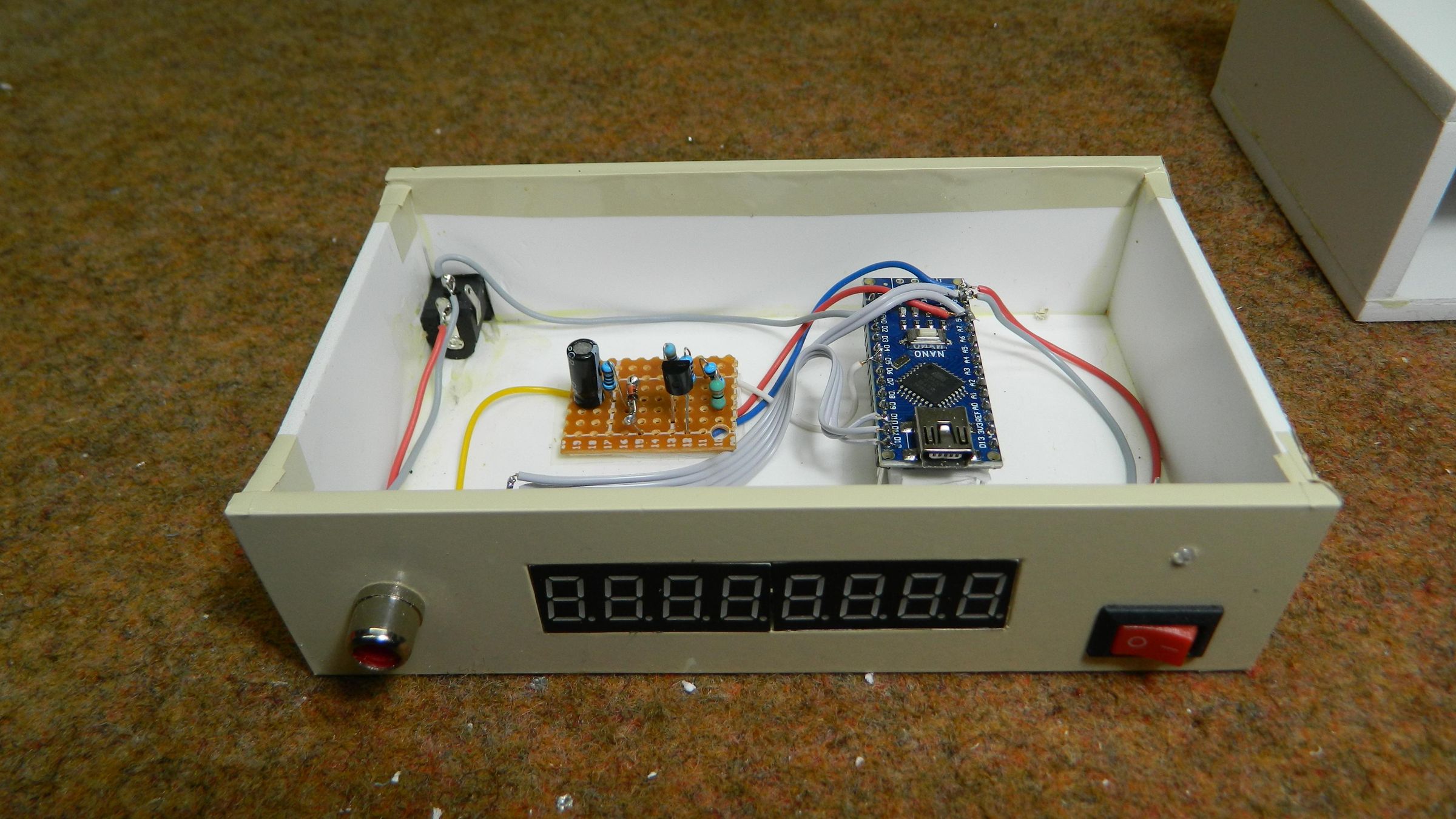 DIY 6.5MHz Arduino Frequency Meter With MAX7219 7segment Led Module ...