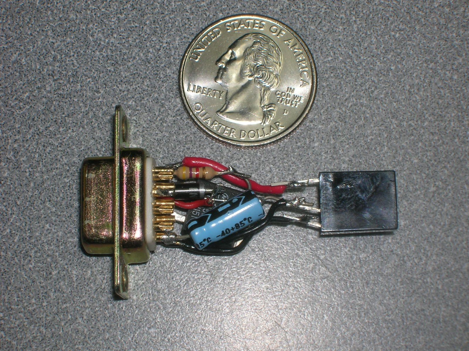 RS-232 Infrared Receiver in a Serial Connector (LIRC) Computer Remote ...