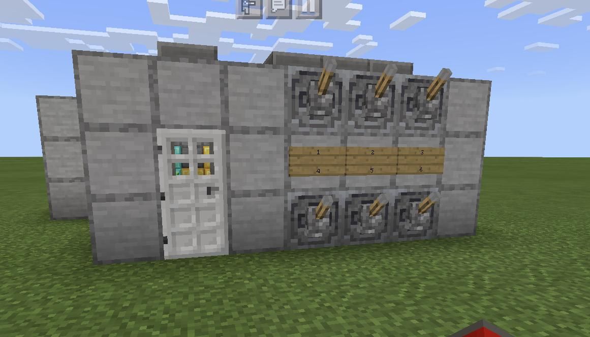 How to Make a Simple Passcode Door in Minecraft : 14 Steps - Instructables