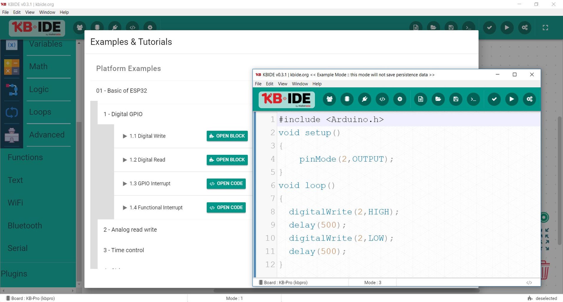 KB-IDE : Block Program for ESP32 Board : 5 Steps - Instructables KB-IDE : Block Program for ESP32 Board : 5 Steps - Instructables