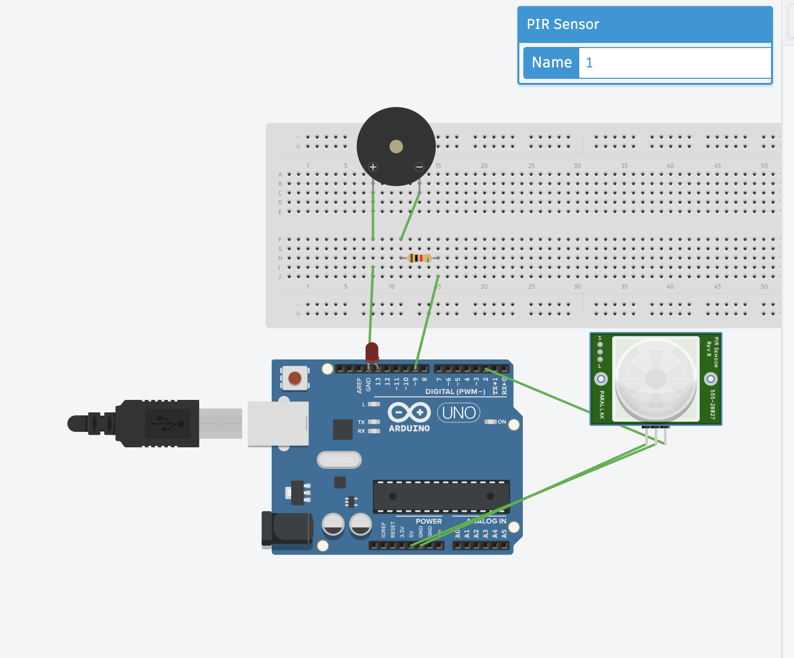 Arduino Motion Sensing Alarm : 5 Steps - Instructables