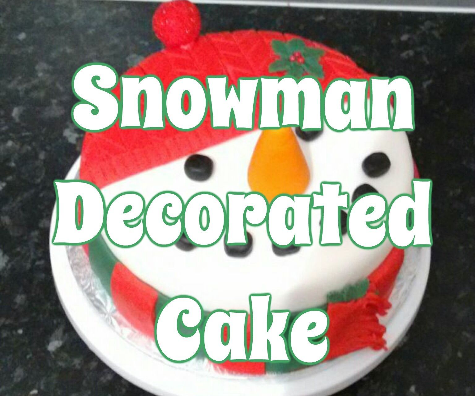 Snowman Decorated Cake : 7 Steps (with Pictures) - Instructables
