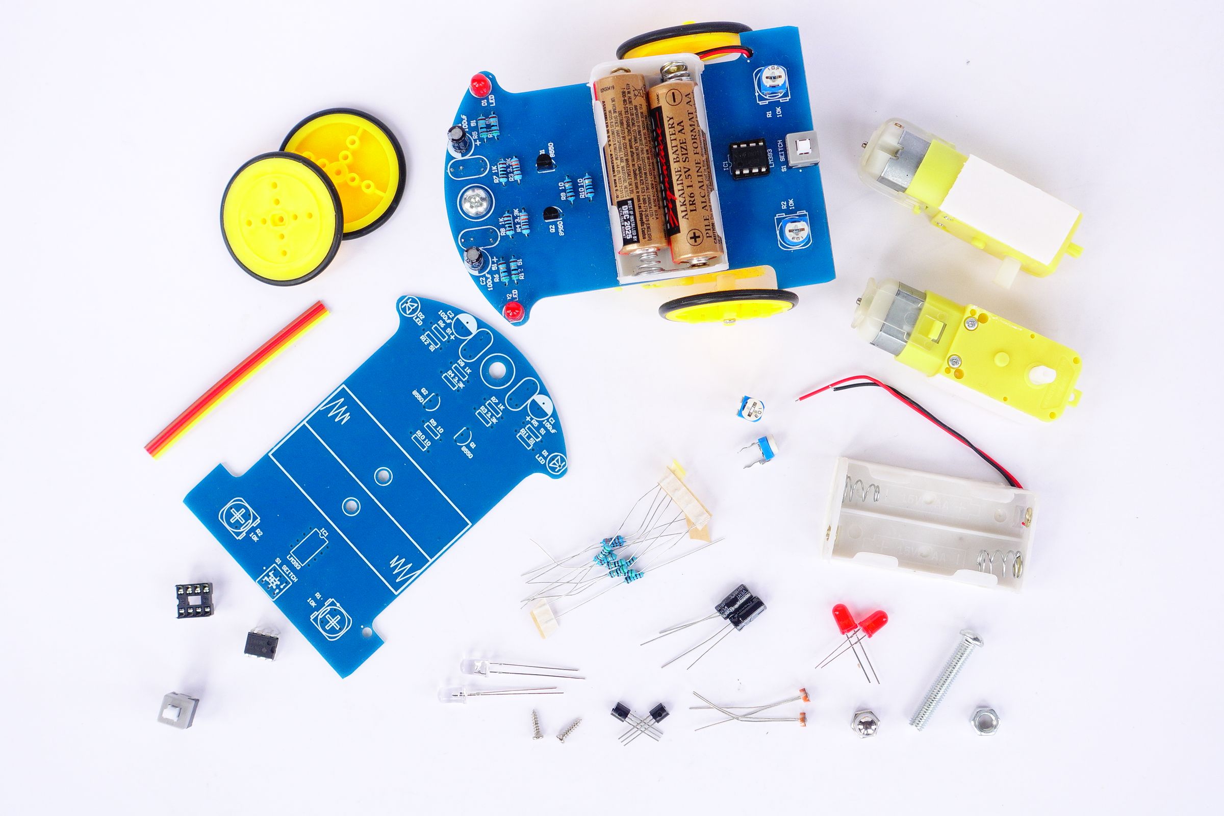 D2-1 Linefollowing Robot Assembly Guide - Ultra Cheap Robot Kit : 17 ...