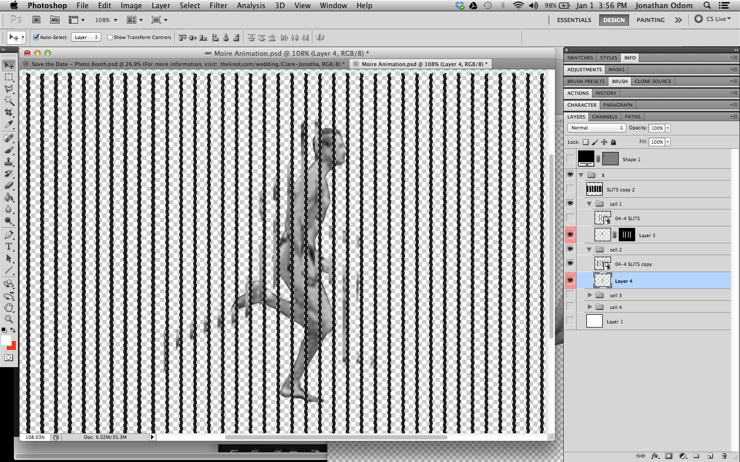 2D Moire (Slit) Animation : 7 Steps (with Pictures) - Instructables