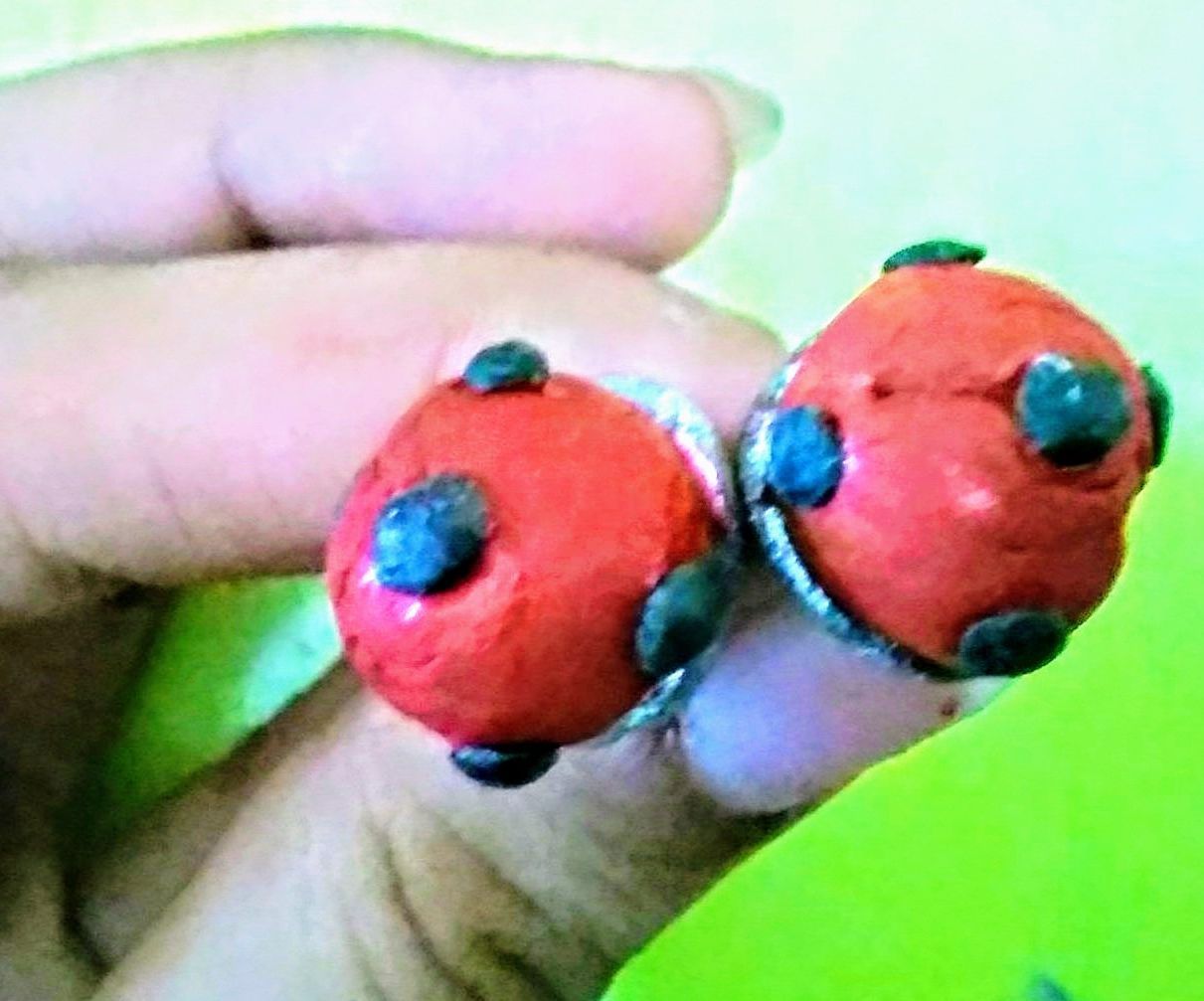 Miraculous Ladybug Earrings Using Clay : 6 Steps - Instructables