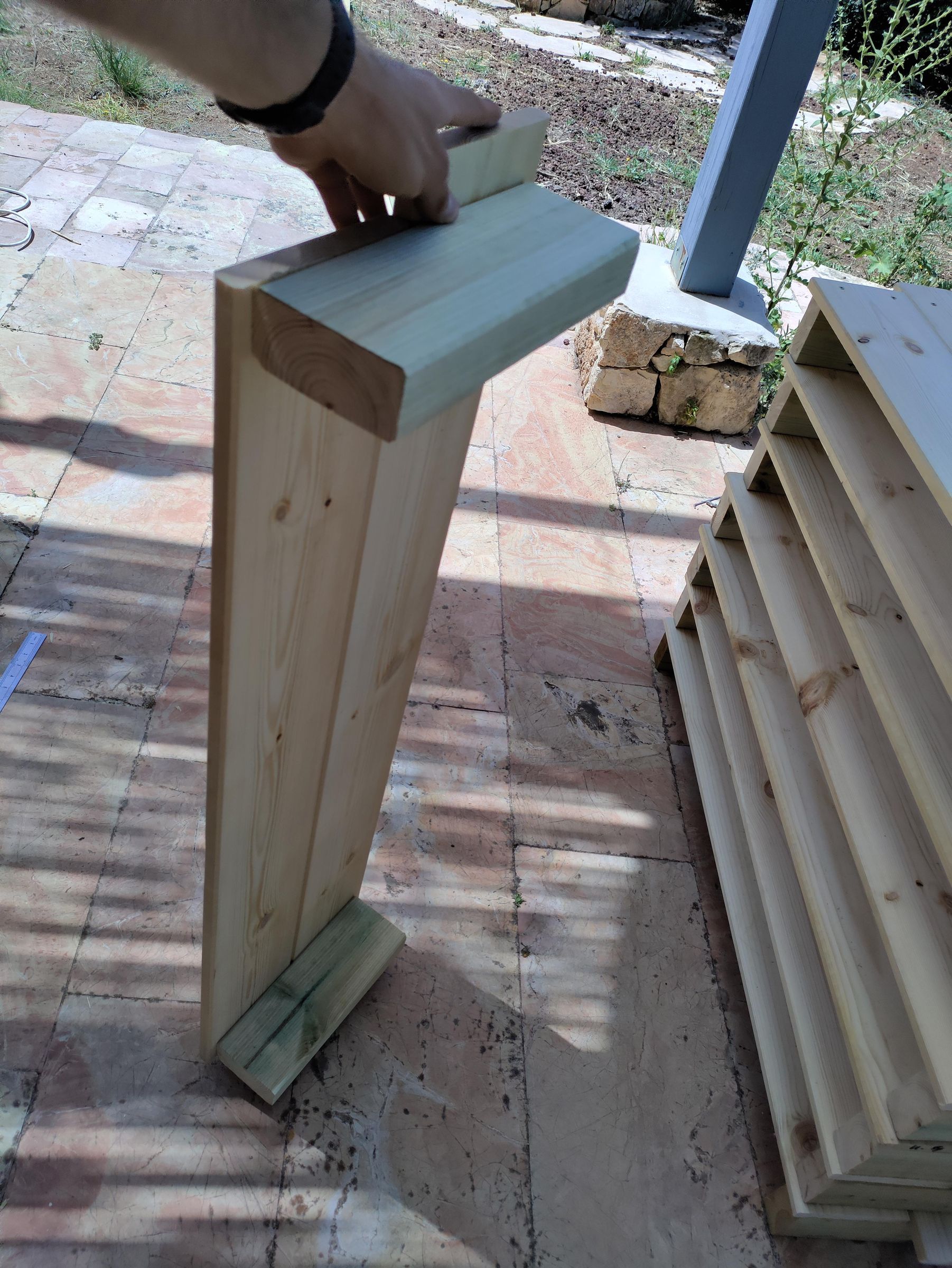 Elevated Wooden Deck (With Stairs) : 11 Steps (with Pictures ...