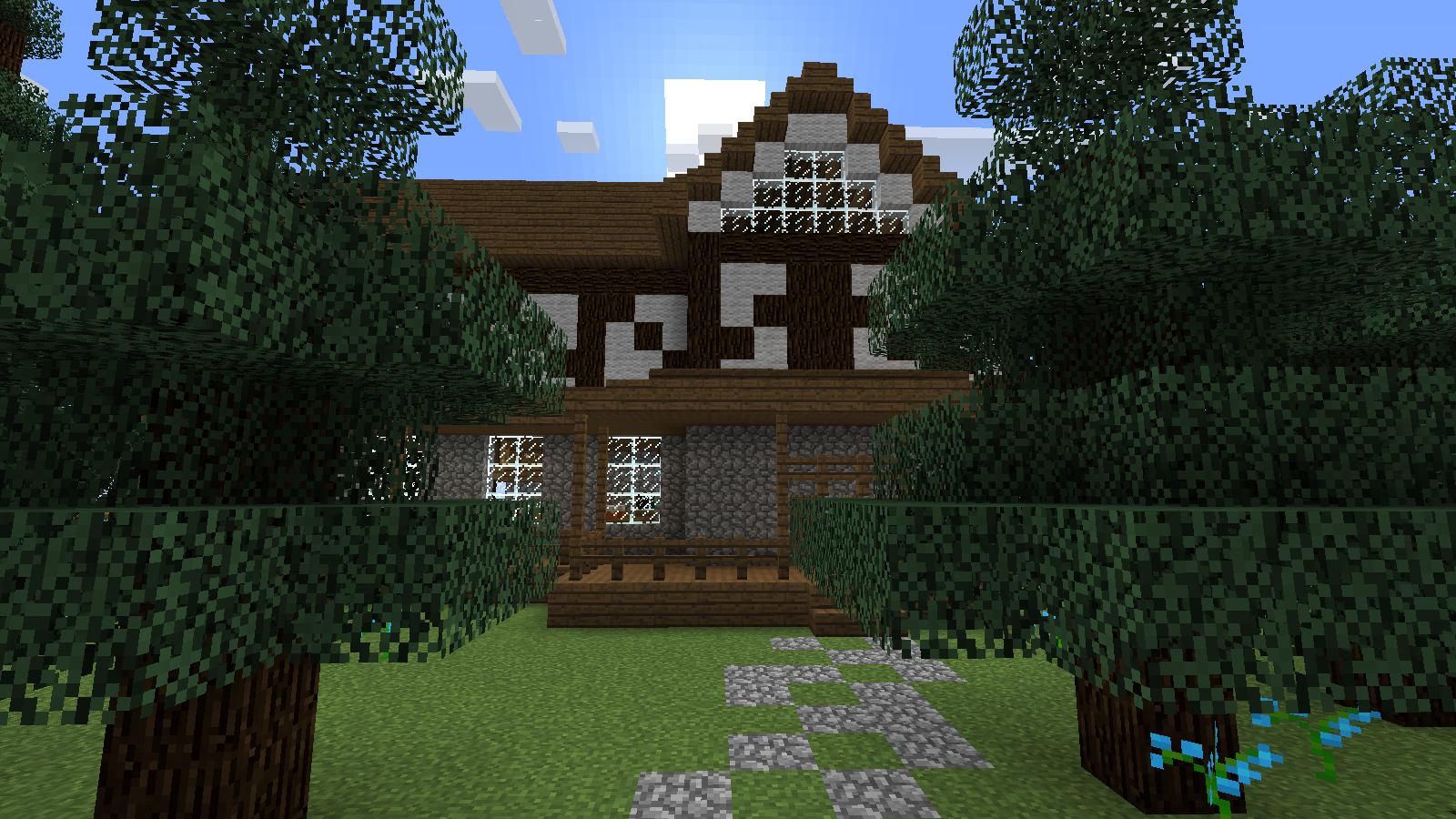 Half-Timbered Minecraft House : 5 Steps - Instructables