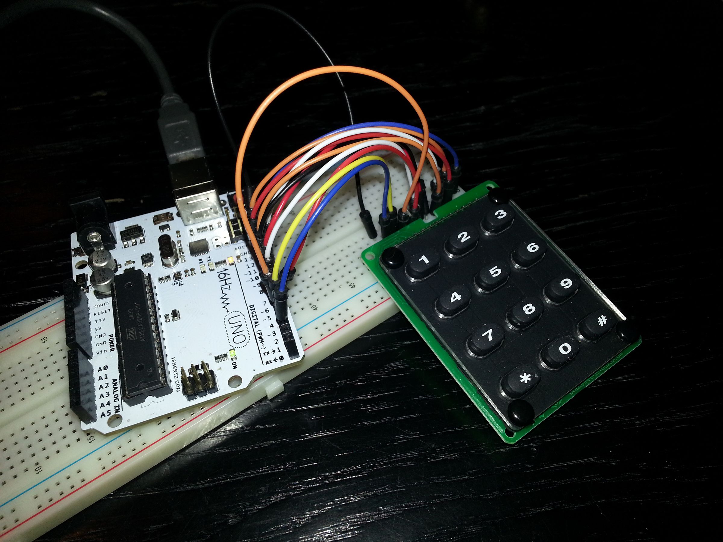 12 Key Common Terminal Keypad : 3 Steps - Instructables