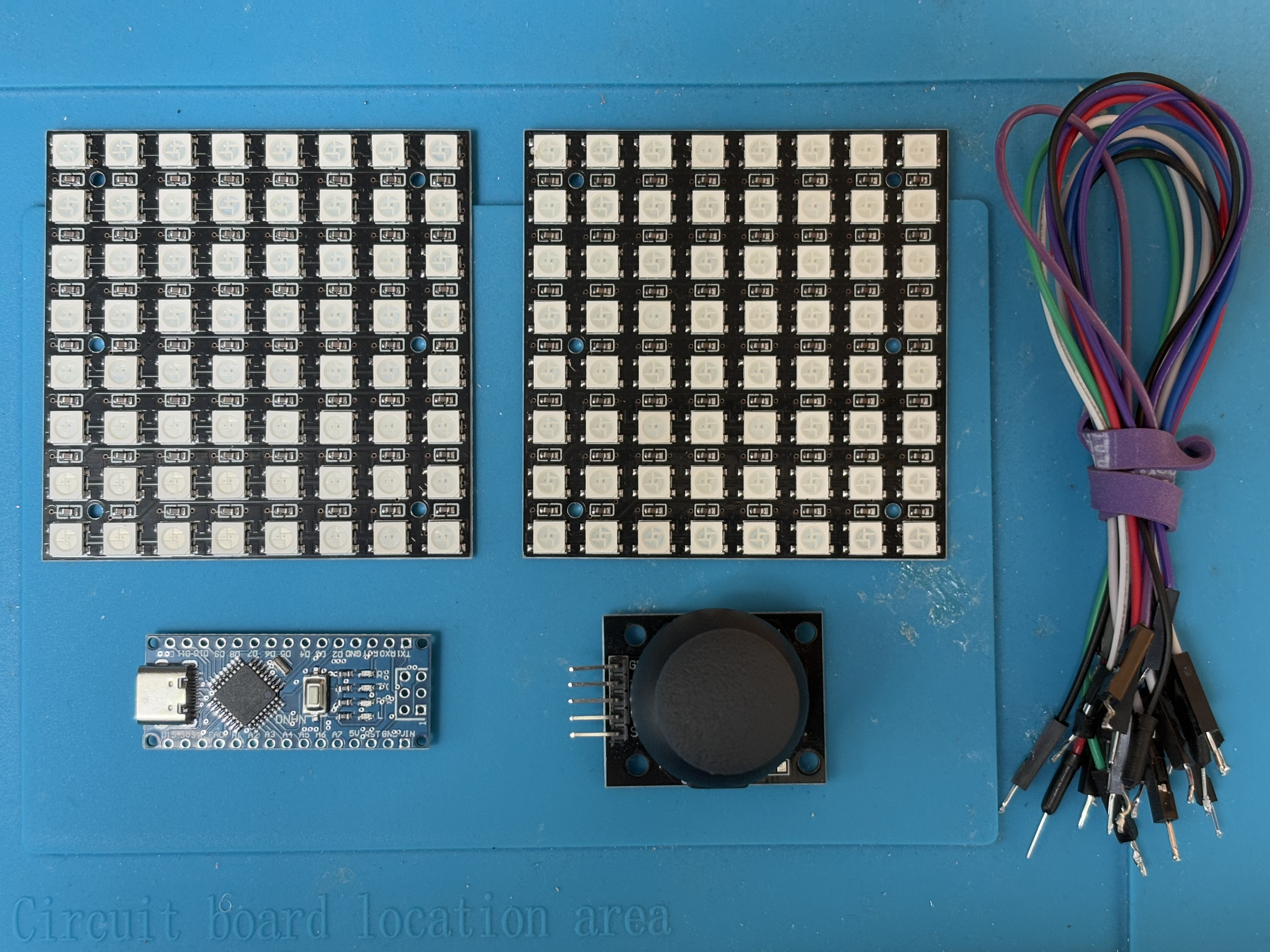 Rainbow LED Tetris: a Mini Tetris Arcade Powered by Arduino : 9 Steps ...