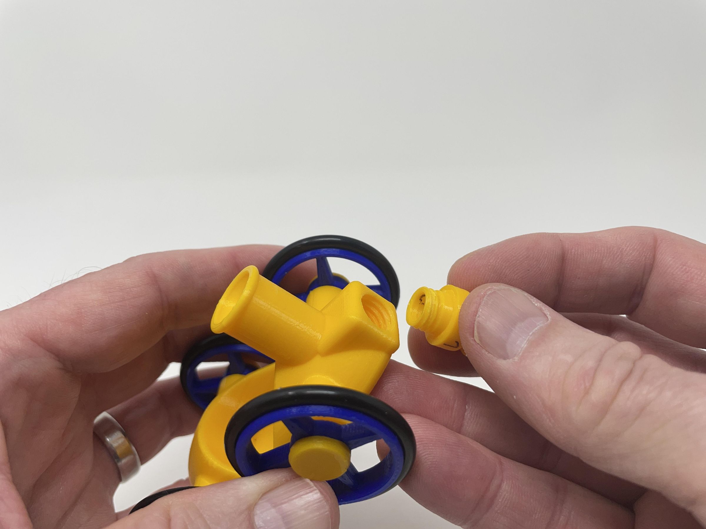 A 3D Printed Balloon Powered "Jet" Car With Inflator. : 6 Steps (with ...