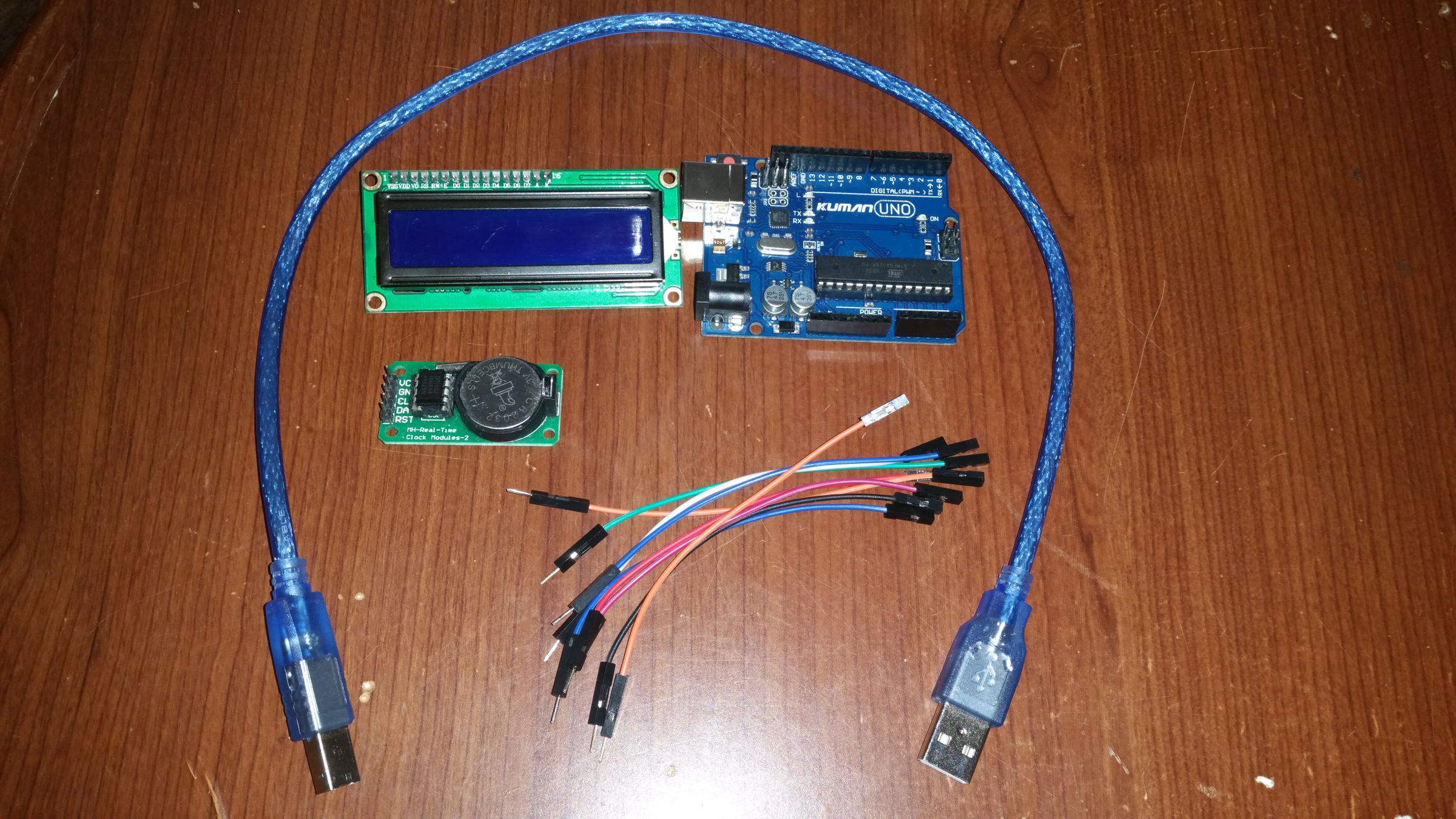 16x2 LCD Clock : 3 Steps - Instructables