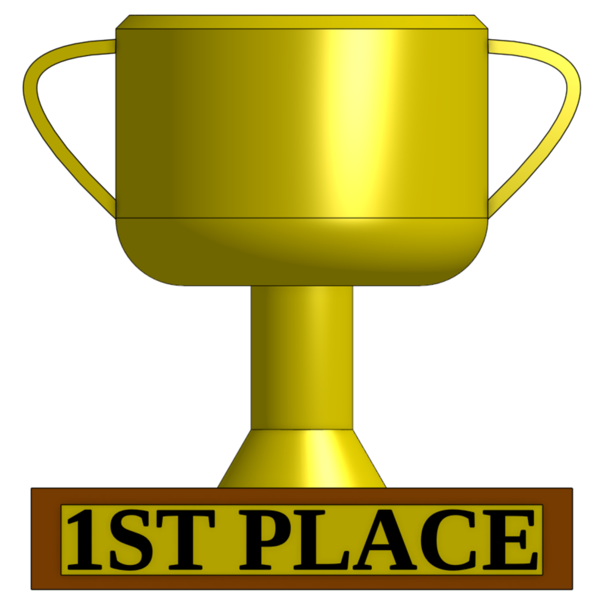 3D First Place Trophy : 11 Steps - Instructables