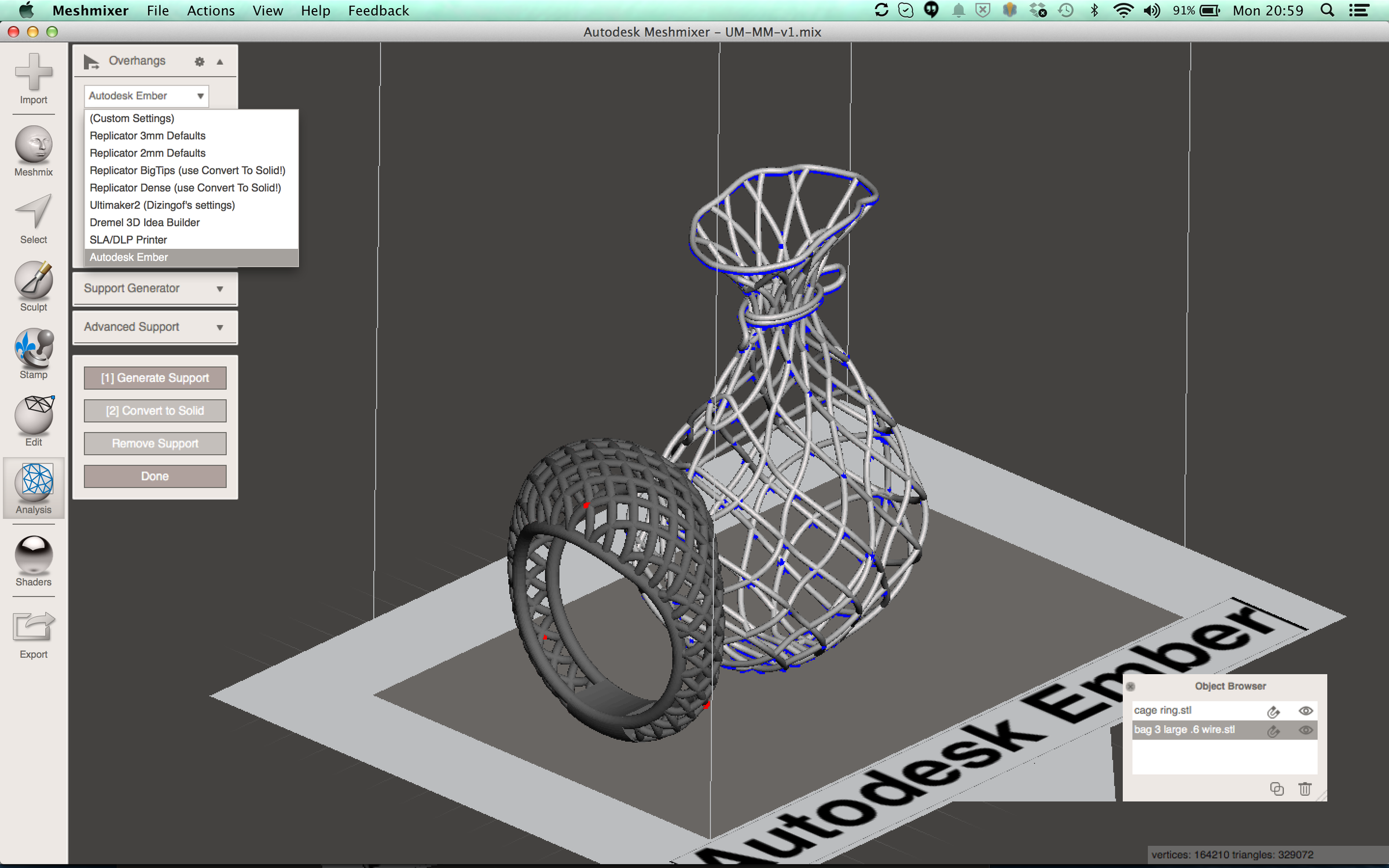 Meshmixer: Generate Supports - Instructables
