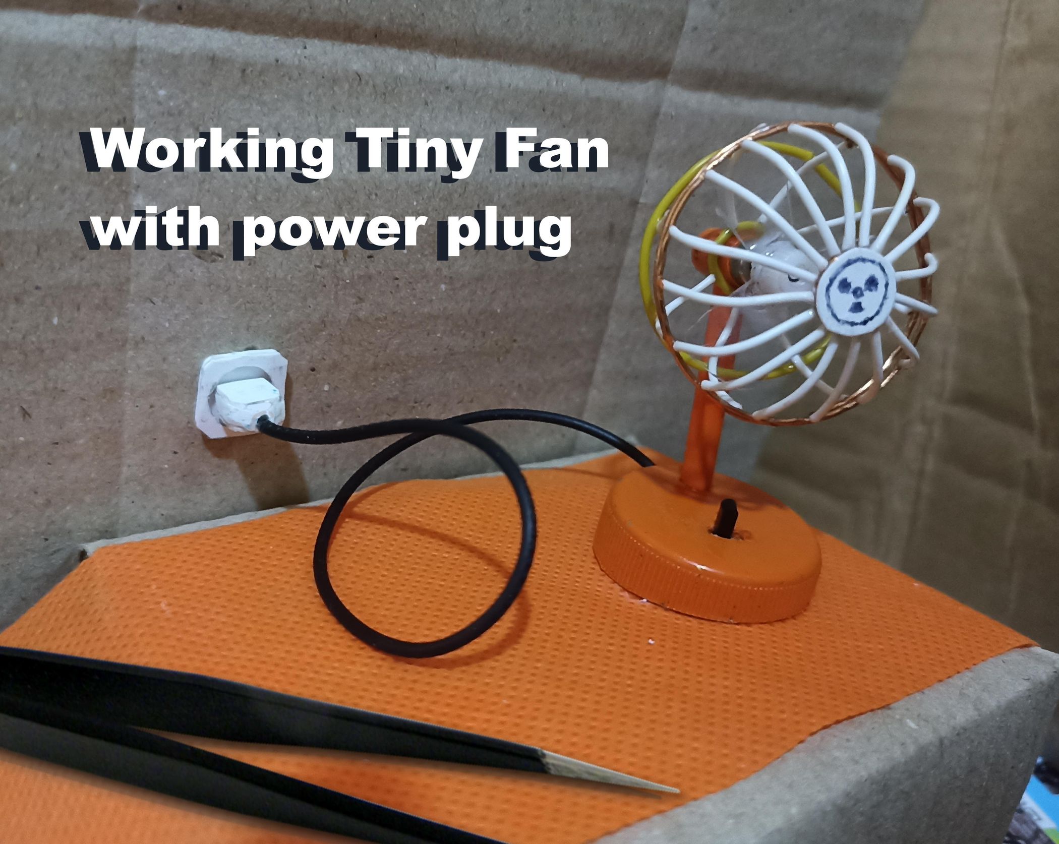 Working Tiny Fan With a Power Wall Plug : 7 Steps (with Pictures ...