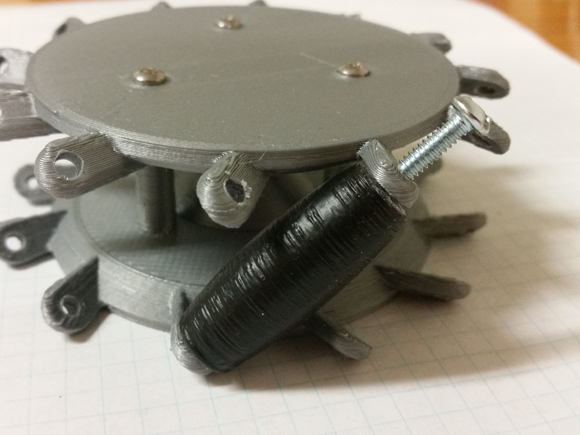 $20 Mecanum Wheels With Rubberized Rollers : 5 Steps (with Pictures ...