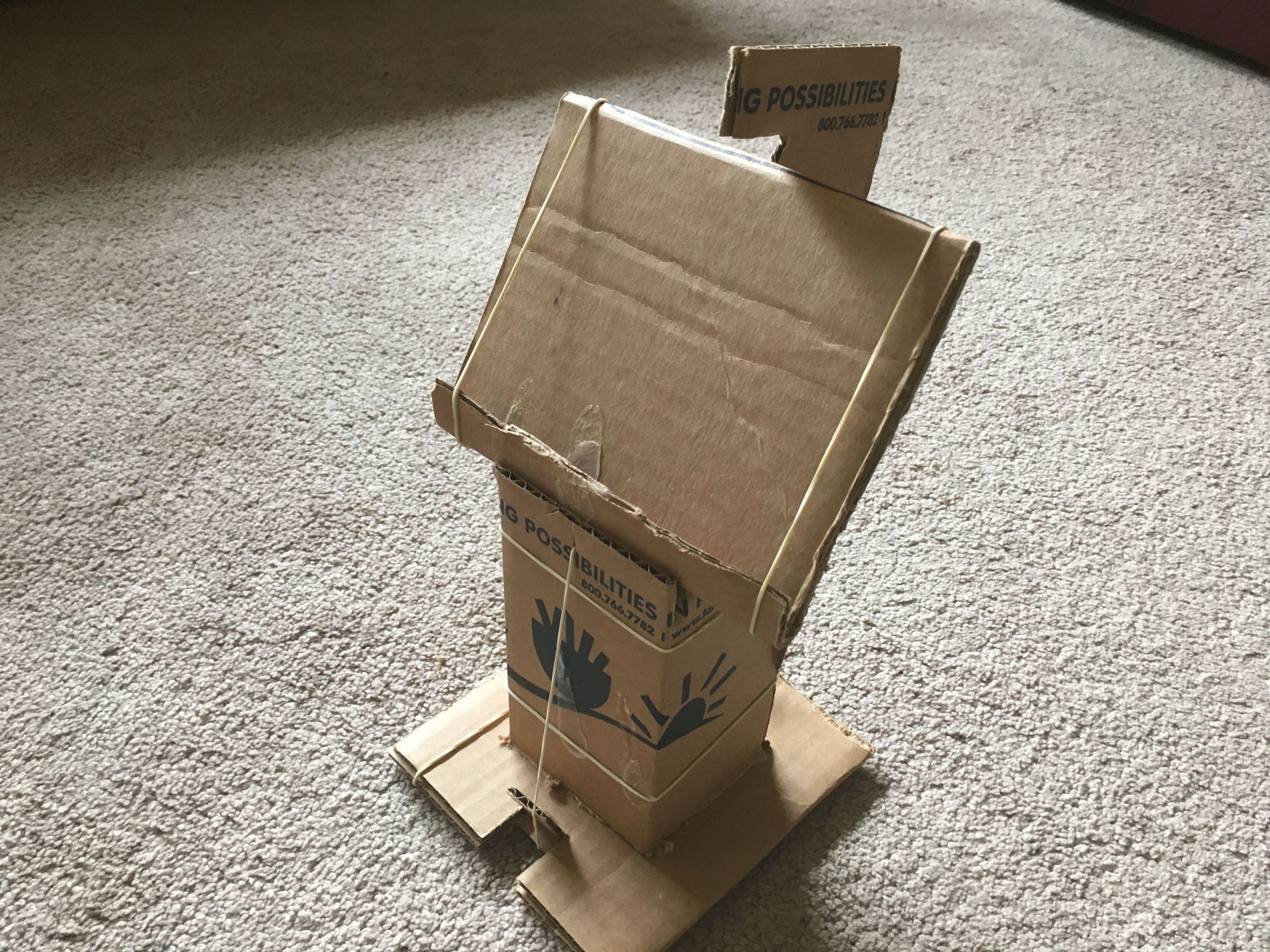NO GLUE Cardboard Phone Stand : 7 Steps - Instructables