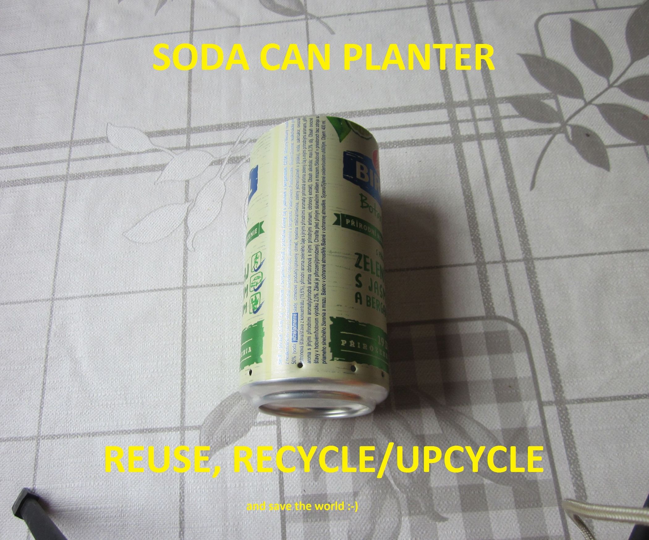 Soda Can Planter : 7 Steps - Instructables