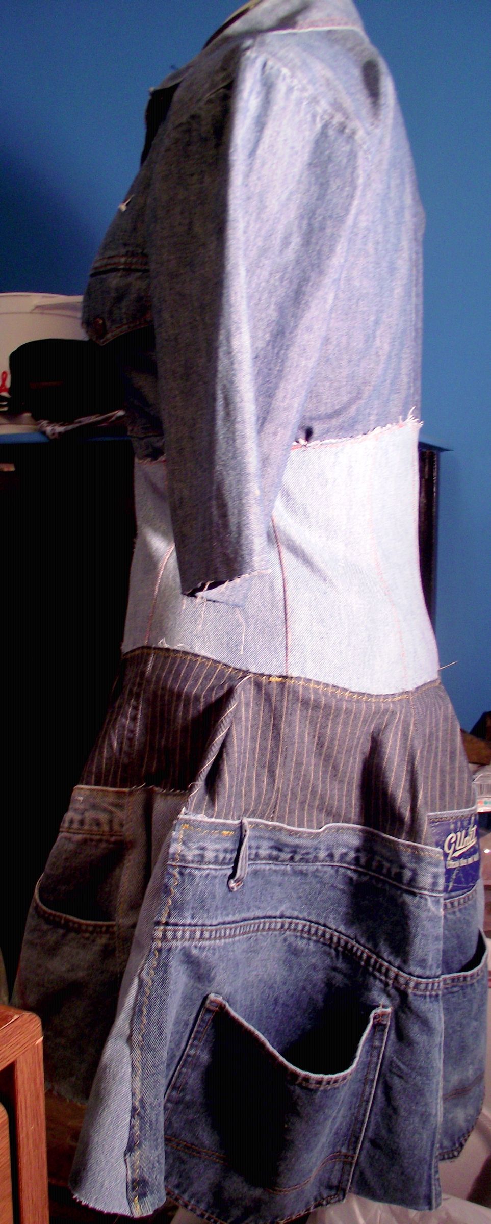 Recycled Denim Dress : 4 Steps (with Pictures) - Instructables