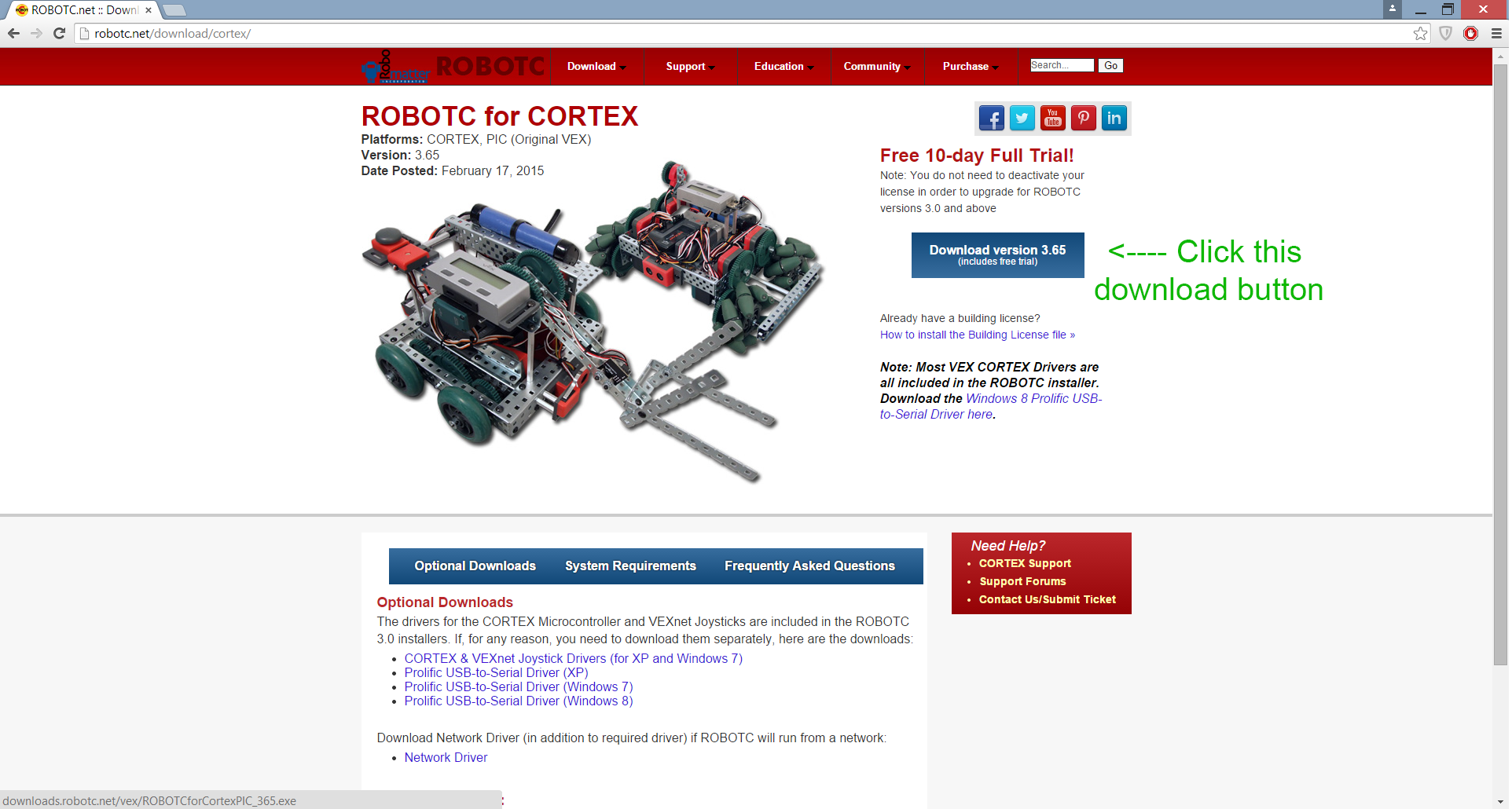 RobotC for VEX Cortex : 9 Steps - Instructables