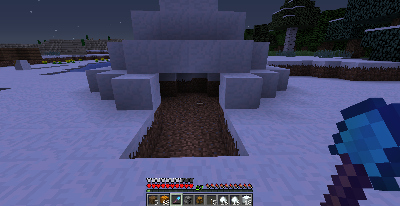 Build an Igloo From Scratch in Minecraft : 3 Steps - Instructables