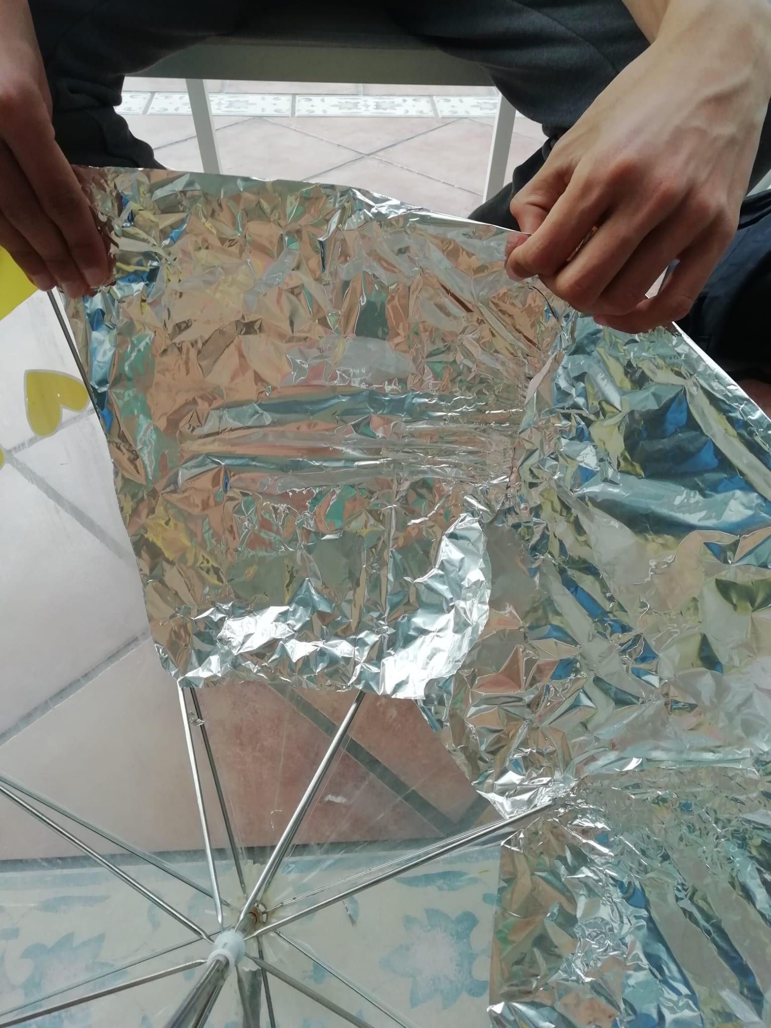 How to Build a Solar Cooker From a Broken Umbrella : 7 Steps ...