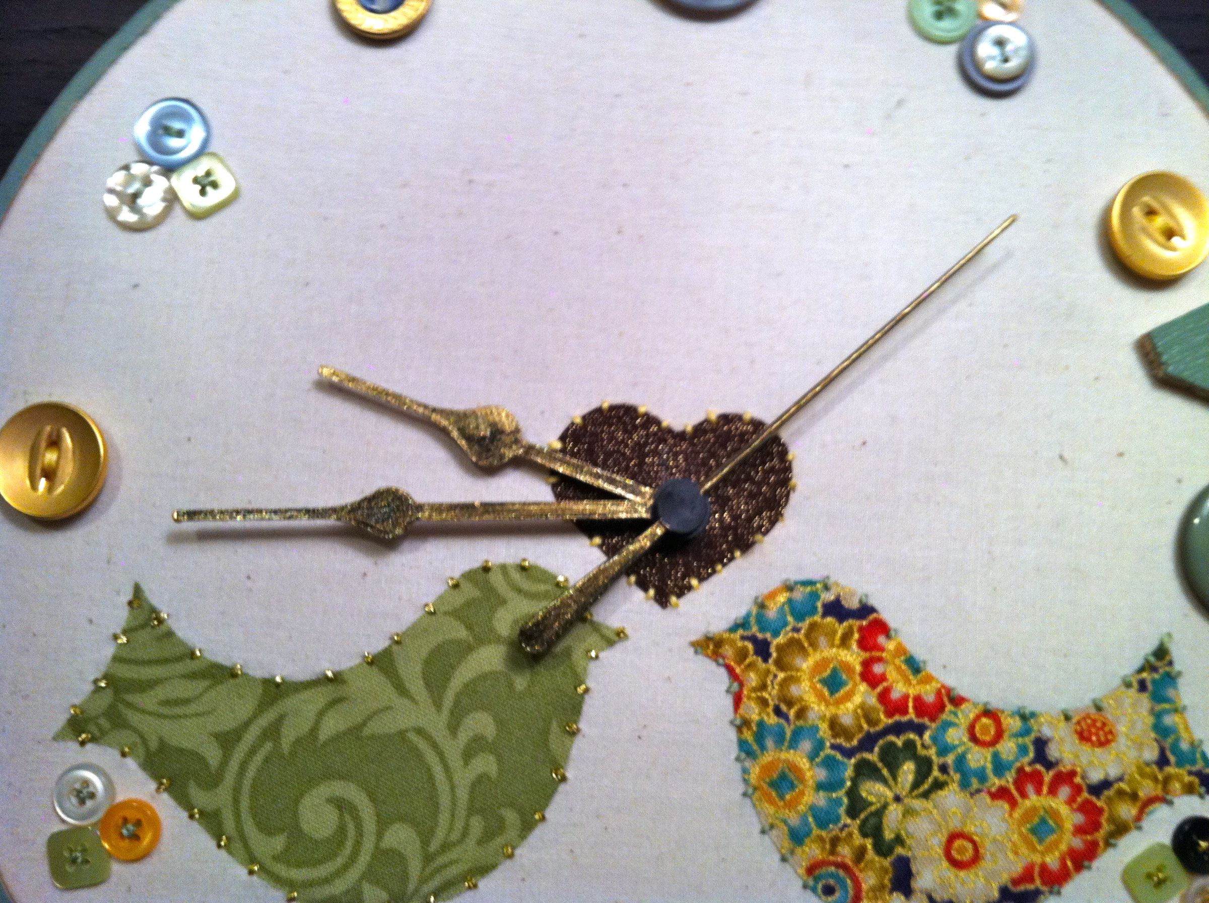 Embroidery-Hoop Clock (with Pictures) - Instructables