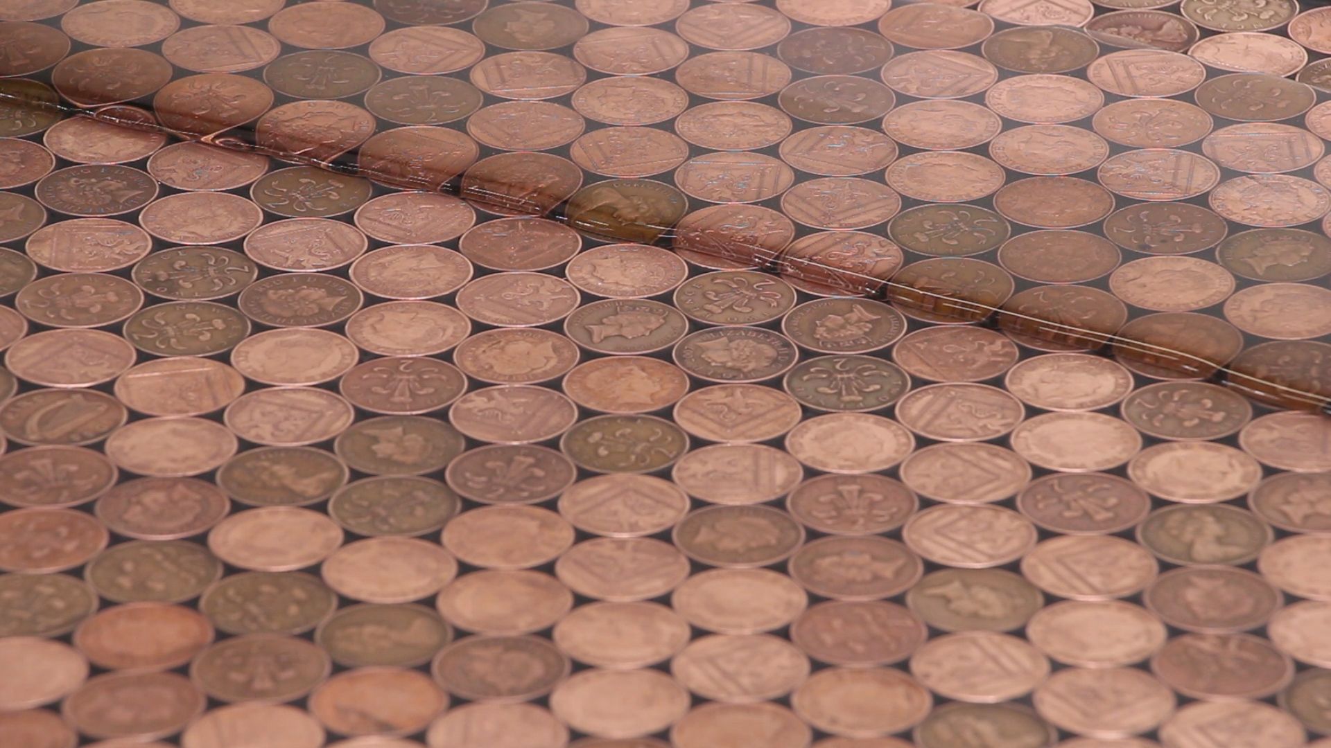 Resin Penny Floor Project! : 7 Steps (with Pictures) - Instructables