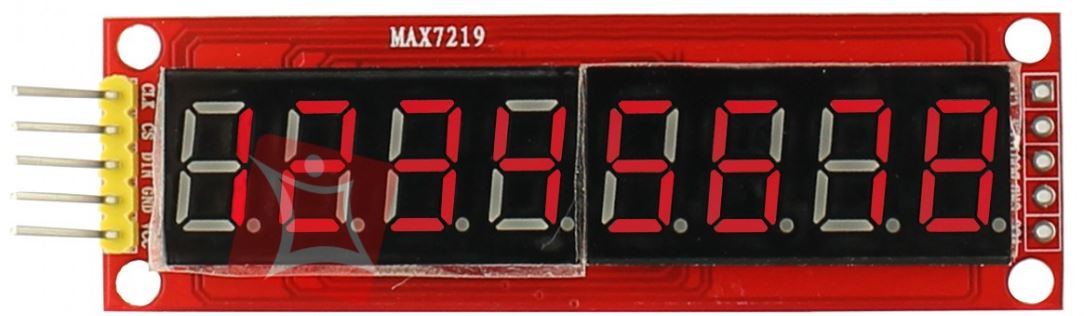 Digital & Binary Clock in 8 Digits X 7 Segments LED Display : 4 Steps ...