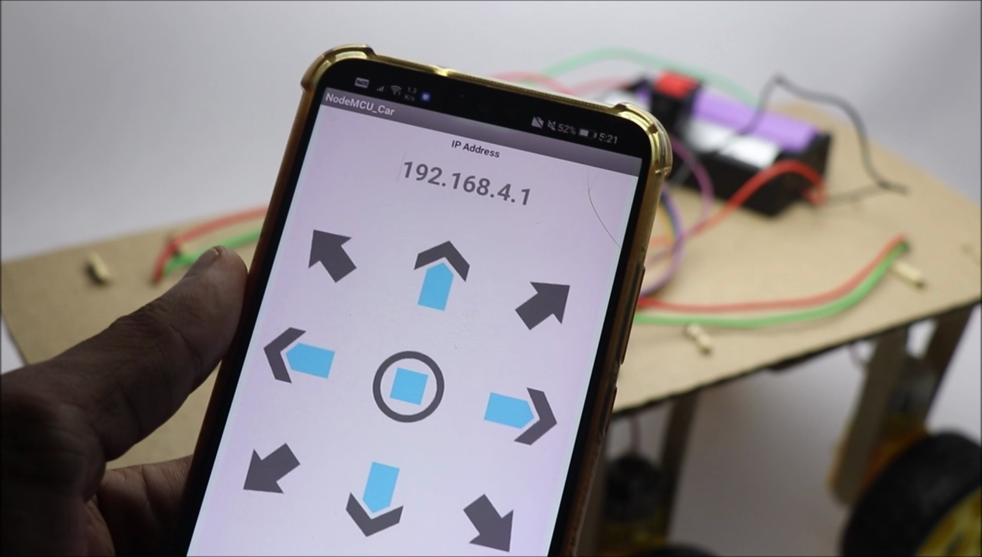 Make Robot Car That Is Smartphone Controlled With 6WD : 8 Steps (with ...