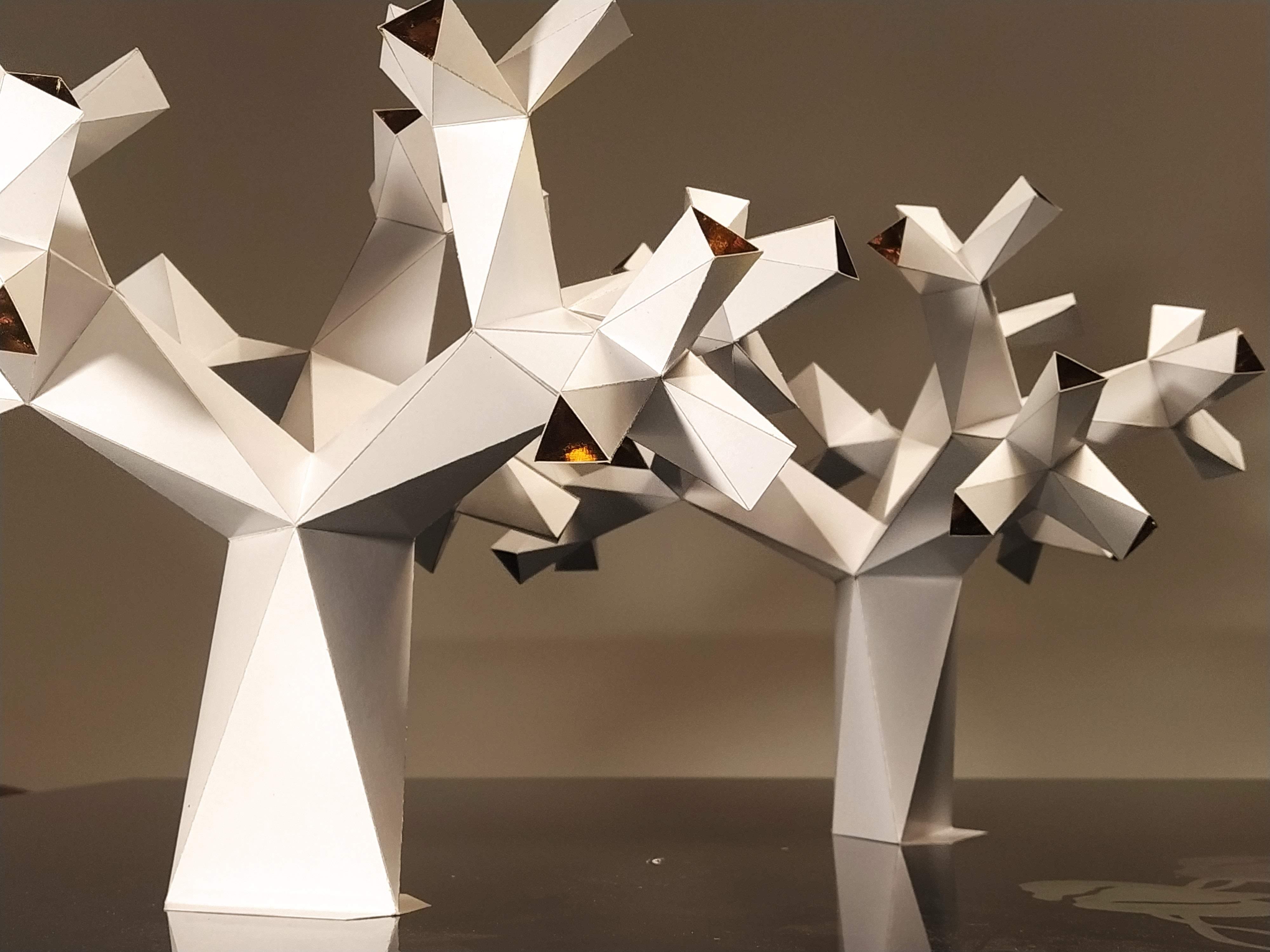 Paper Fractal Tree With Glowing Tips : 8 Steps (with Pictures ...