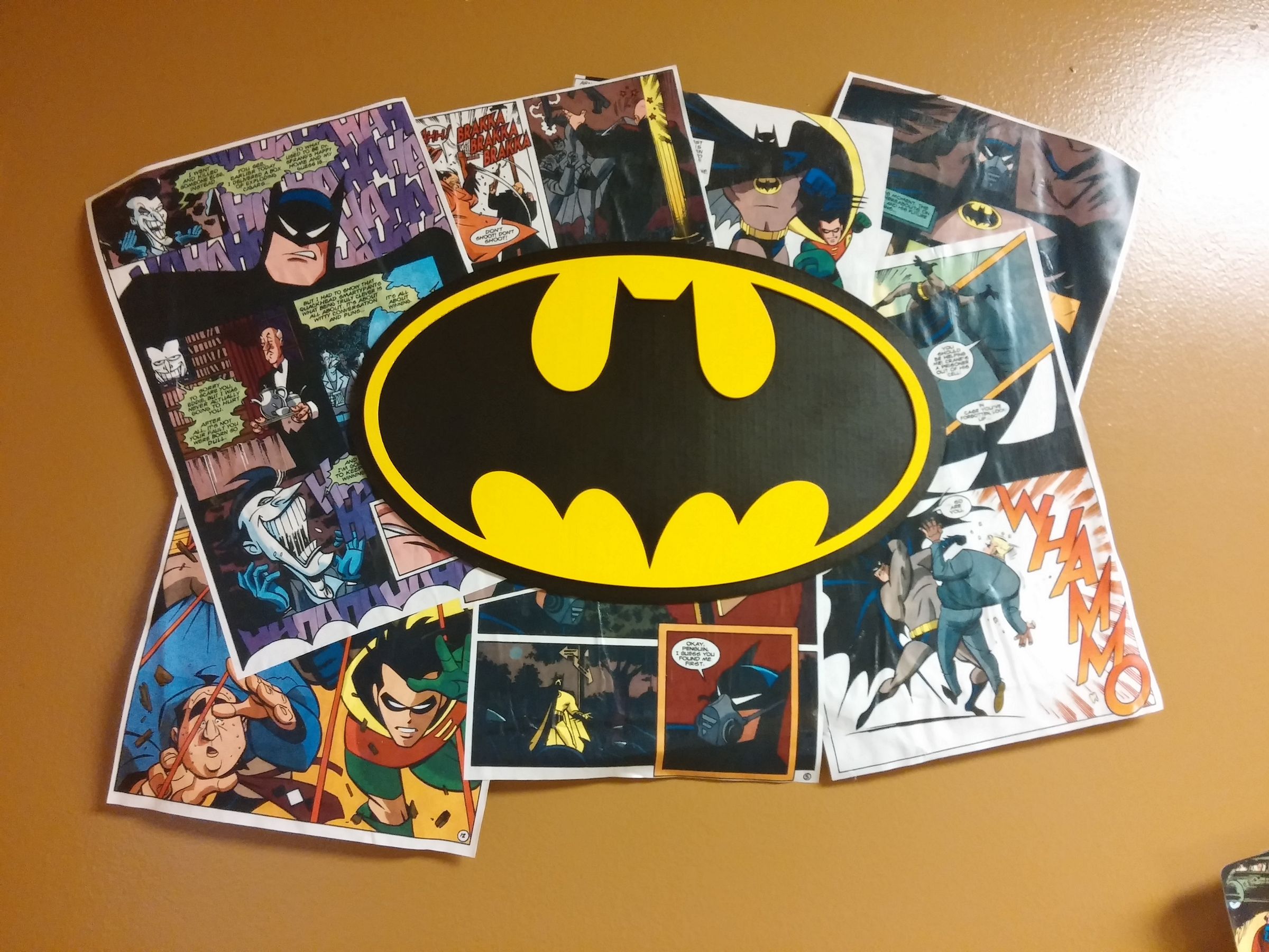 Cardboard Comic Superhero Collage : 7 Steps (with Pictures) - Instructables