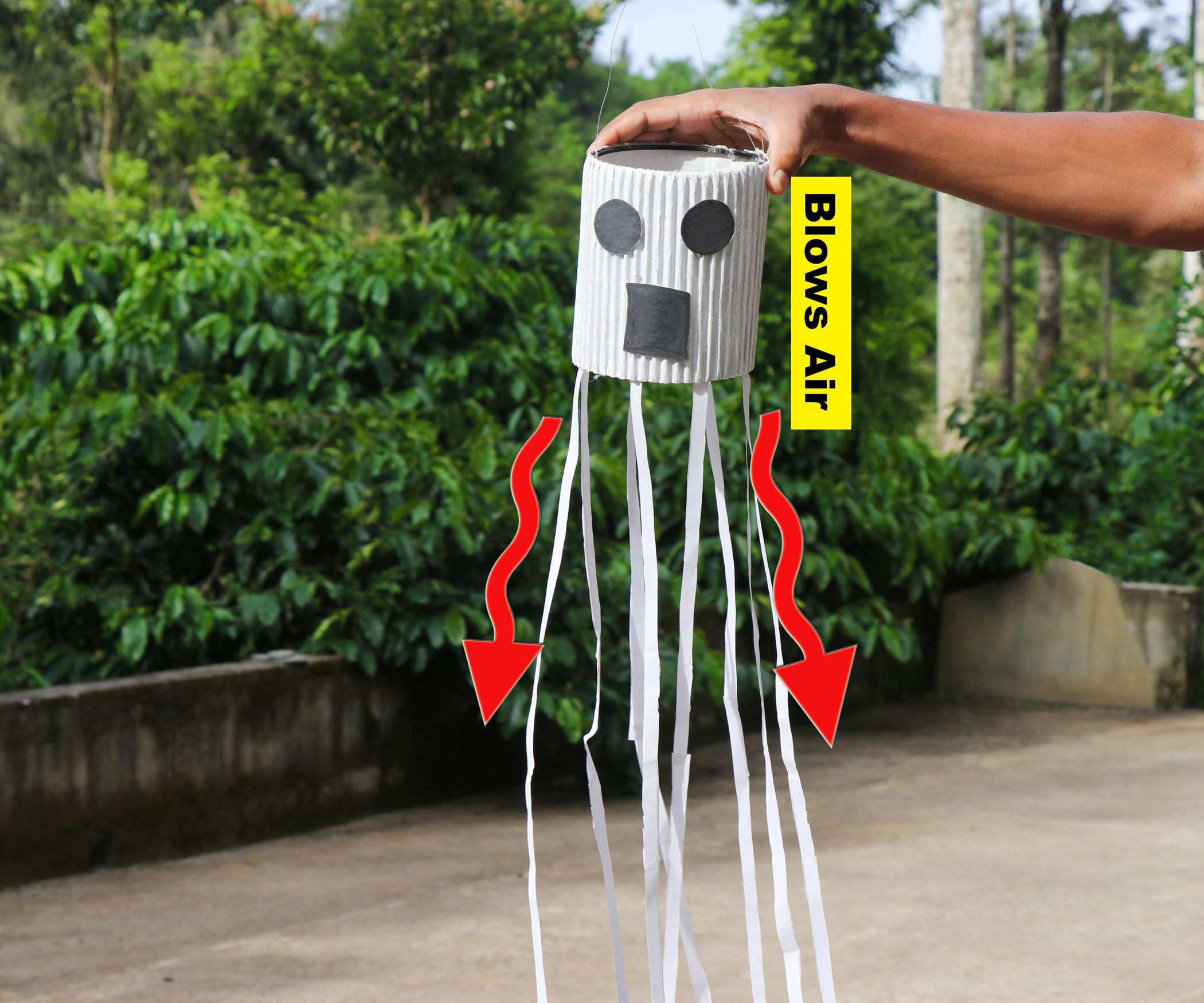 Make Halloween Boo Ghost With Self Waving Streamers : 9 Steps (with ...
