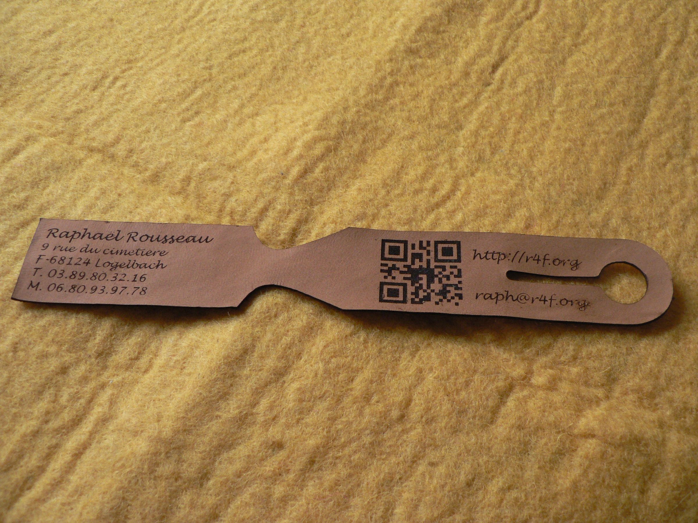 Laser Cut & Etched Leather Luggage Tag - Instructables