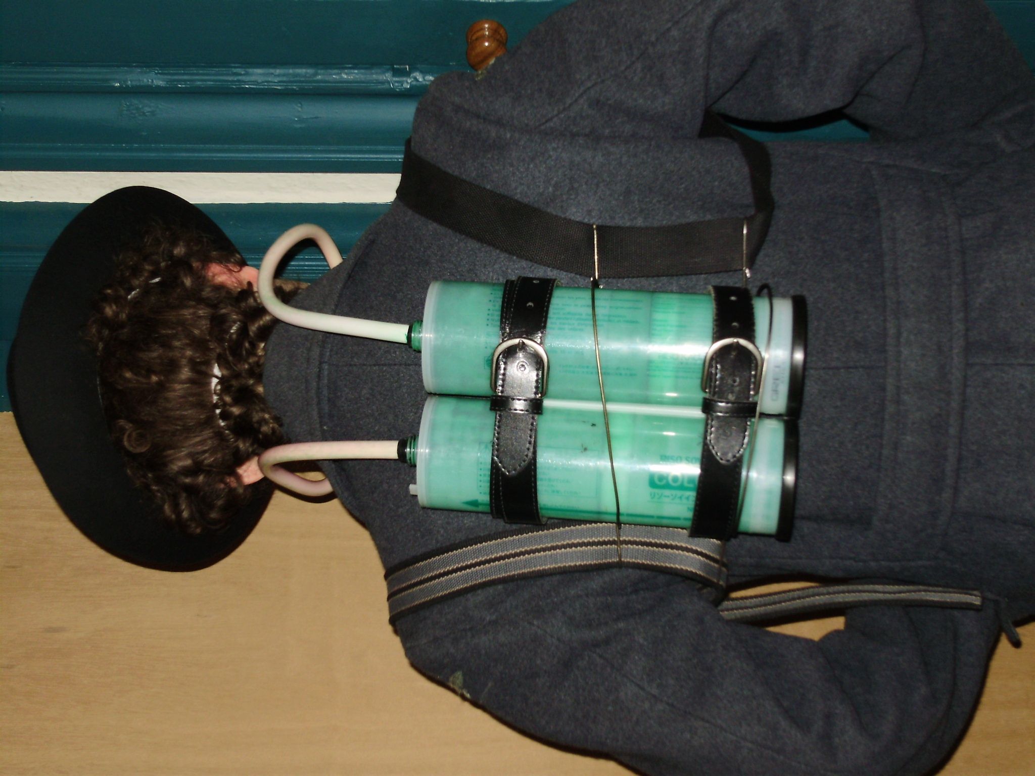 Steampunk Gas Mask Appliance, With Gas Tanks. All Easy to Find Products ...