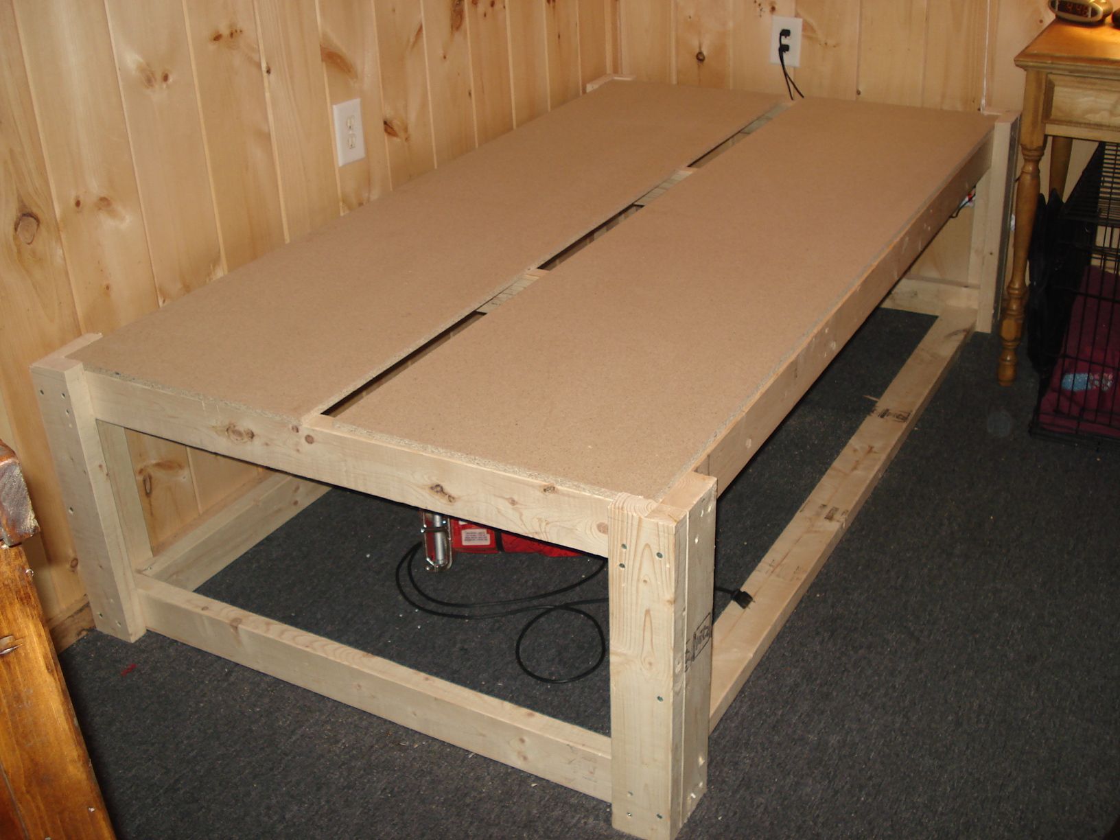 Raised Cabin Bed Frame With Hidden Space : 7 Steps - Instructables