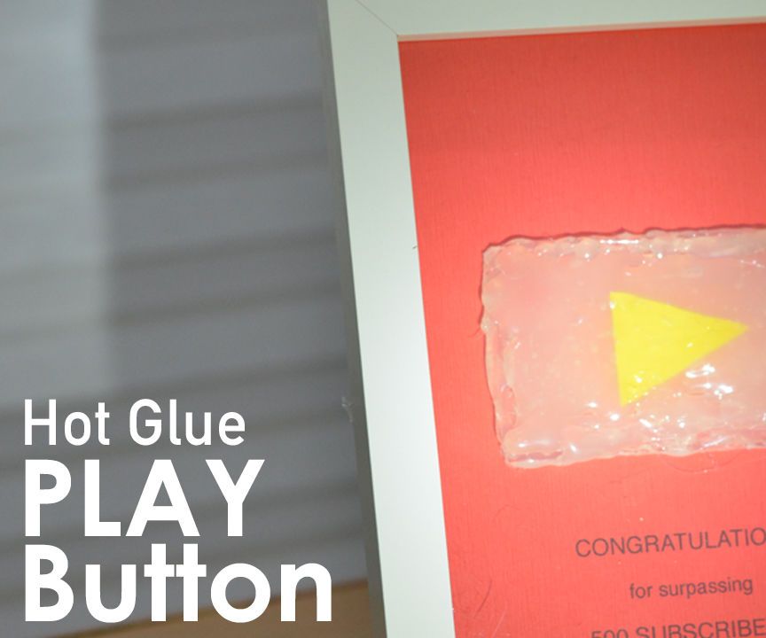 How I Made a Hot Glue PLAY BUTTON : 3 Steps - Instructables