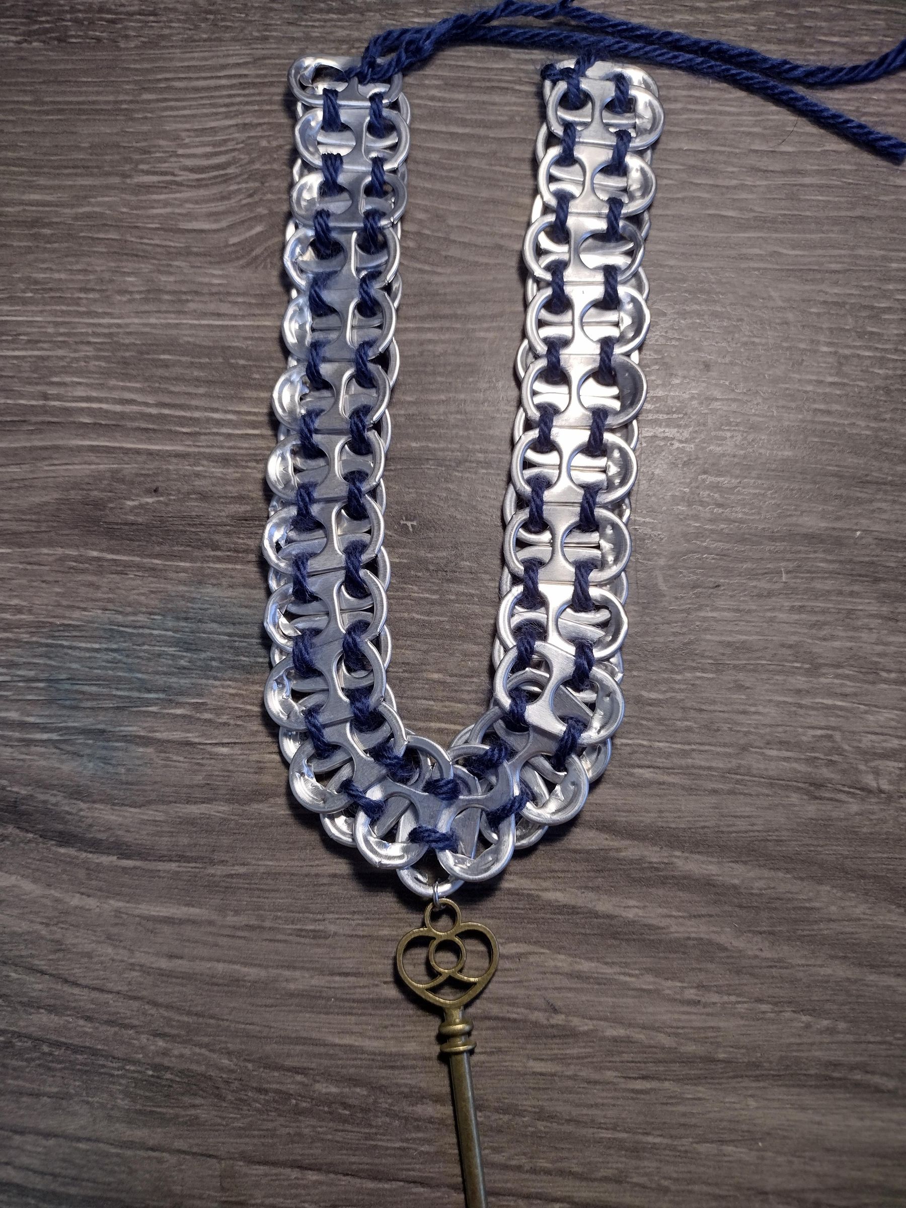 Metal Can Tab Necklace : 4 Steps - Instructables