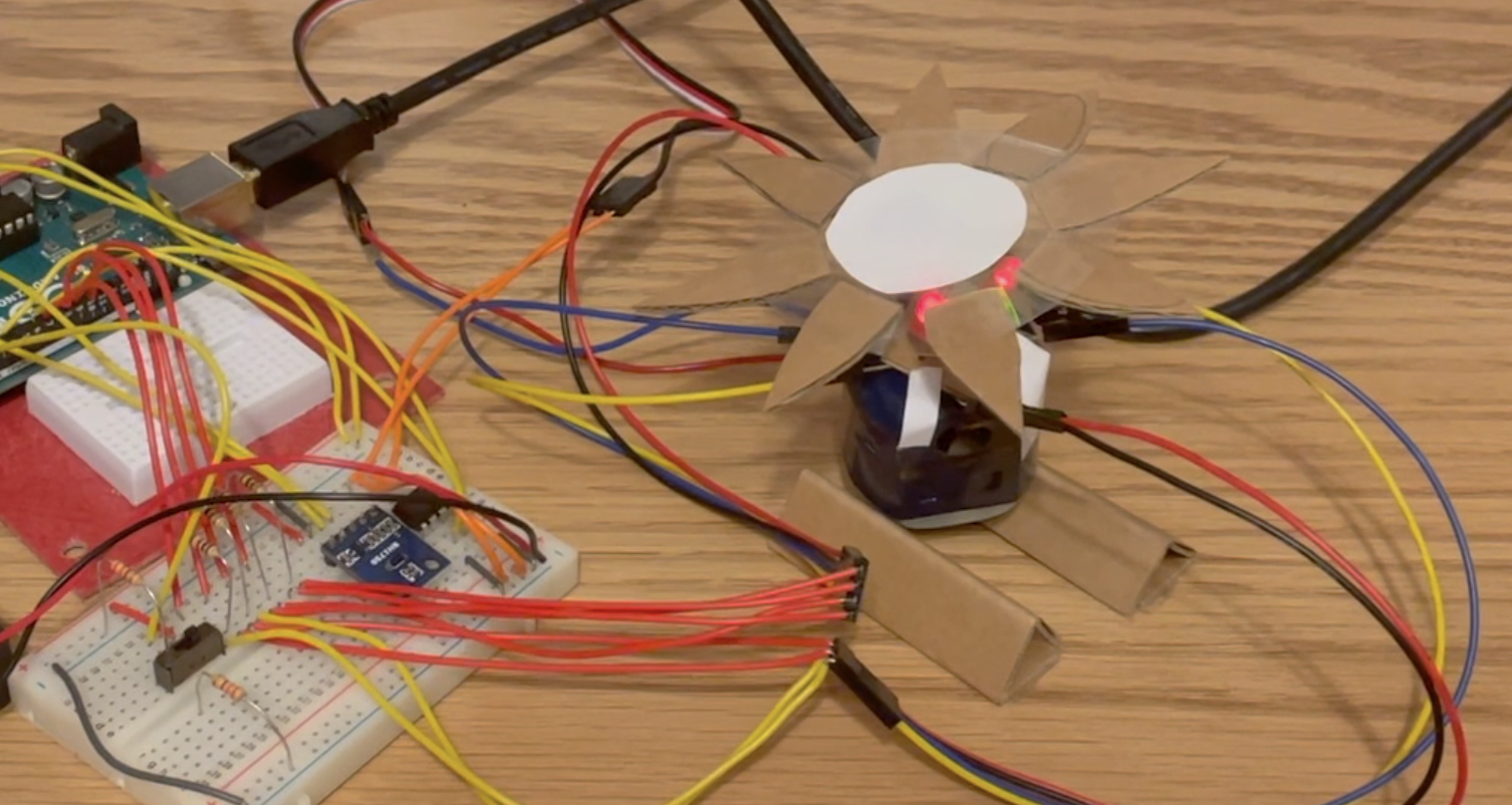 Dancing Sunflower Arduino Sculpture : 4 Steps - Instructables