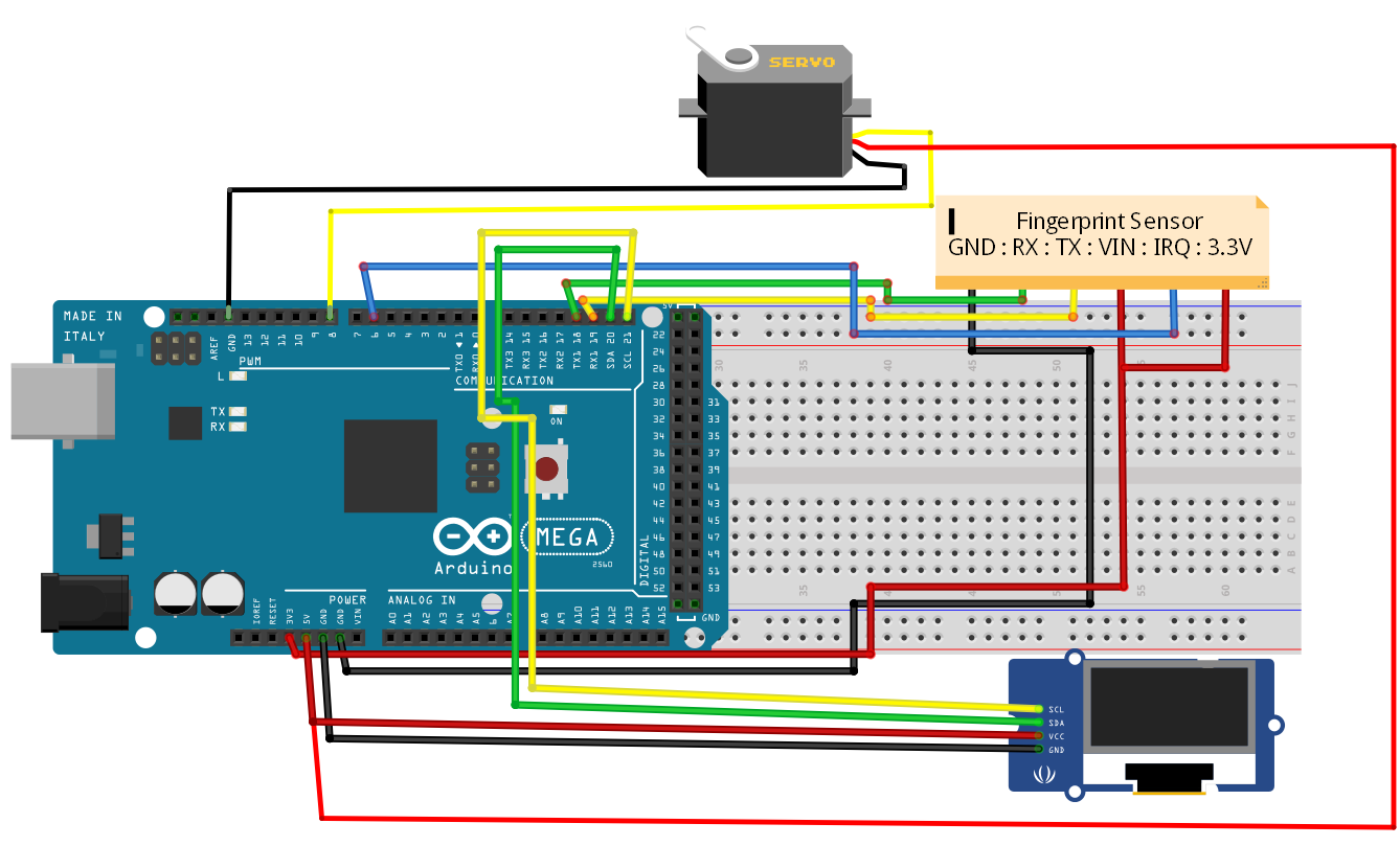 Fingerprint Smart Door Lock With OLED | Arduino : 7 Steps - Instructables
