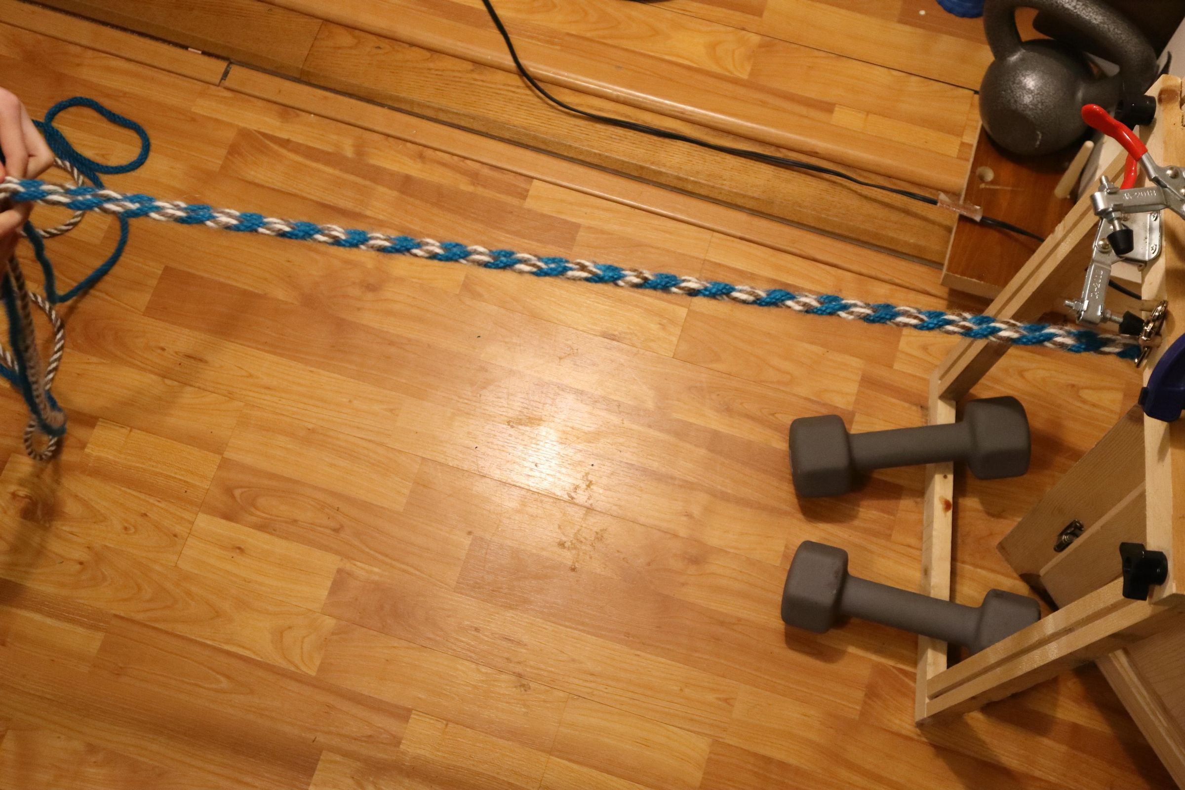 Four Strand Flat Braid Mohair Reins : 9 Steps (with Pictures ...