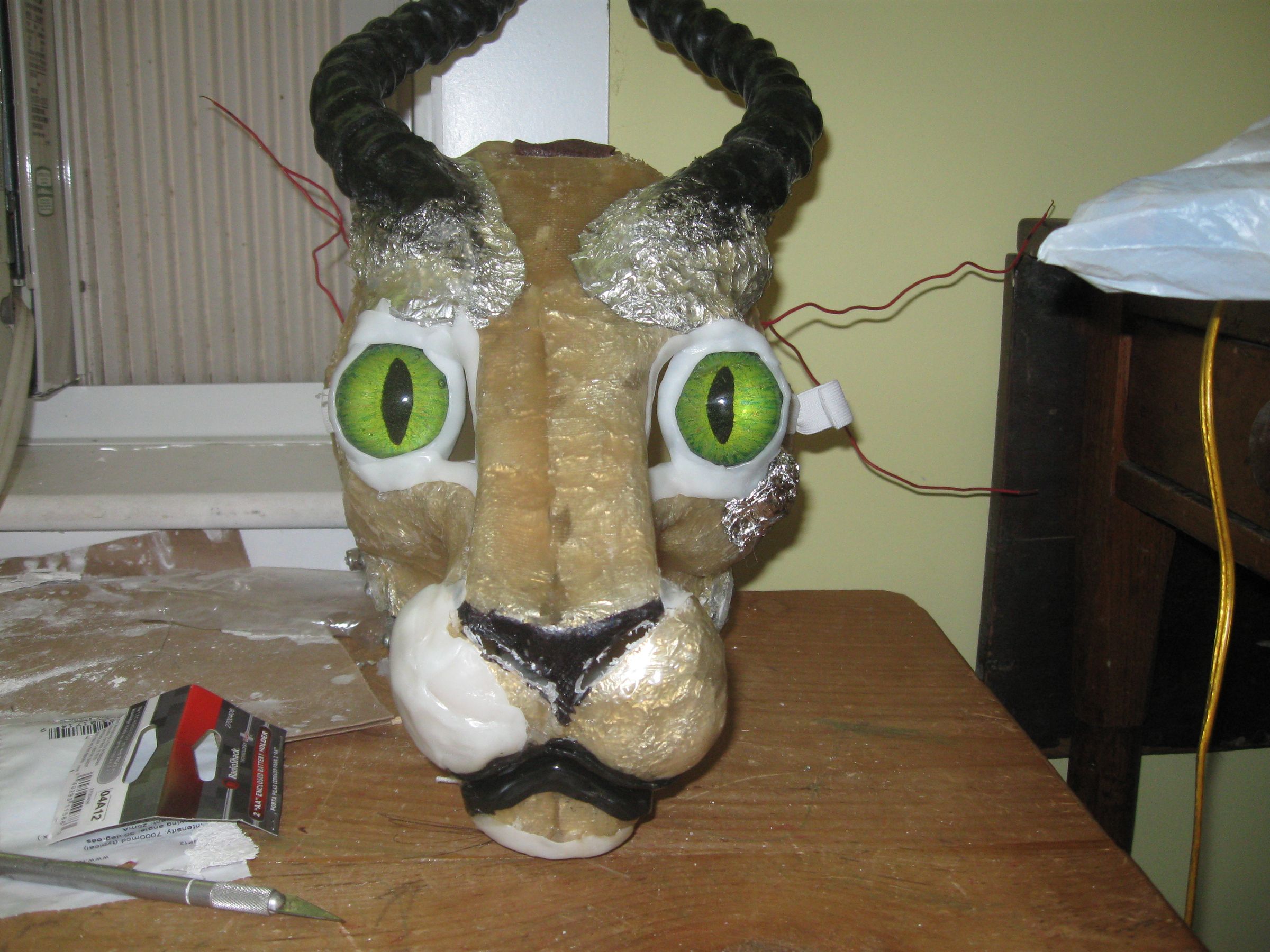 Making a Cat(?) Mask With Fiberglass : 18 Steps (with Pictures ...