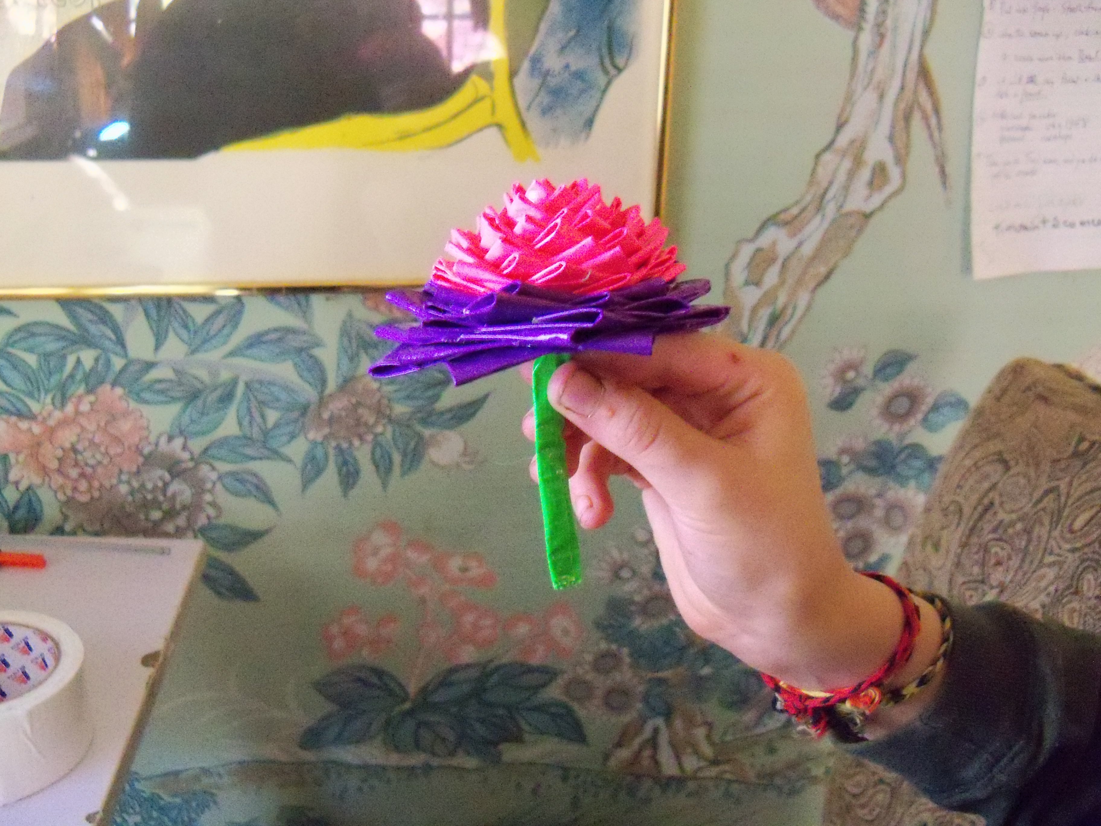 Duct Tape Flower : 4 Steps - Instructables